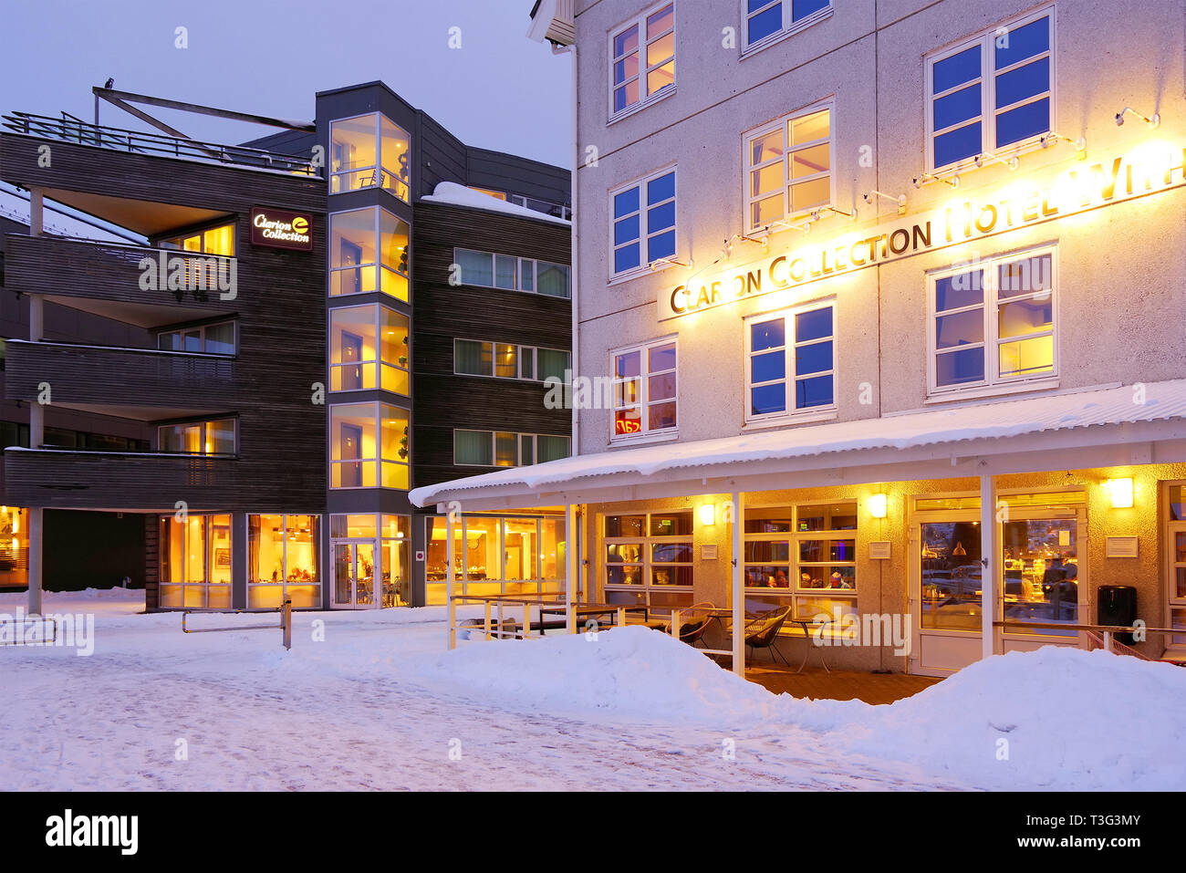 Architecture of Tromso, considered the northernmost city in the world ...