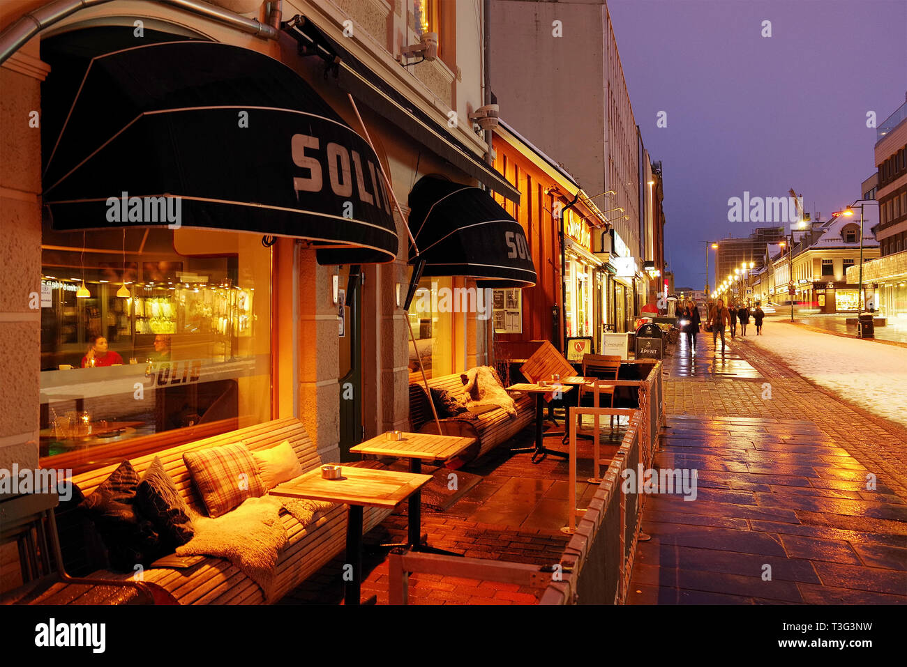 Architecture of Tromso, considered the northernmost city in the world ...