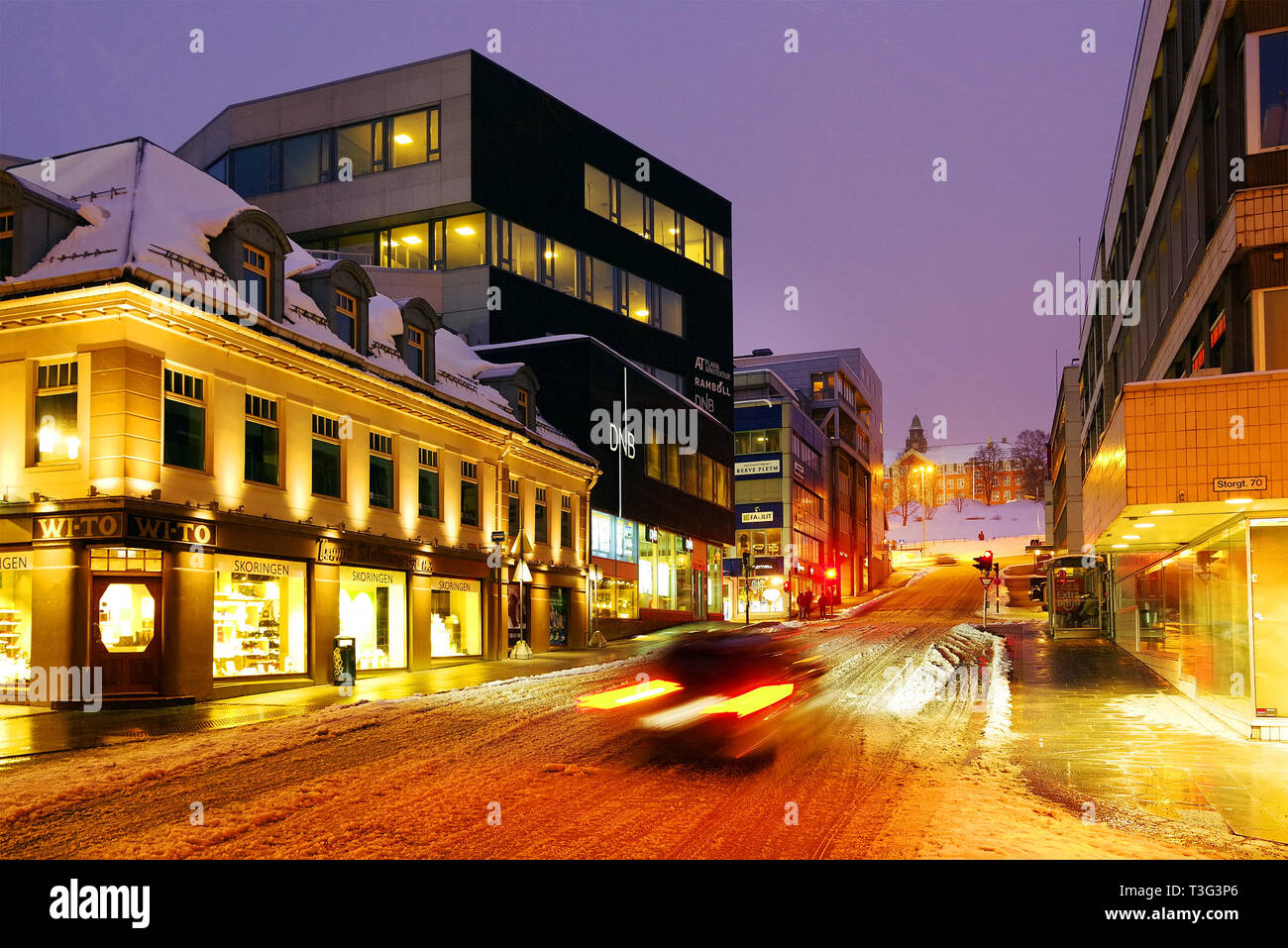 Architecture of Tromso, considered the northernmost city in the world ...