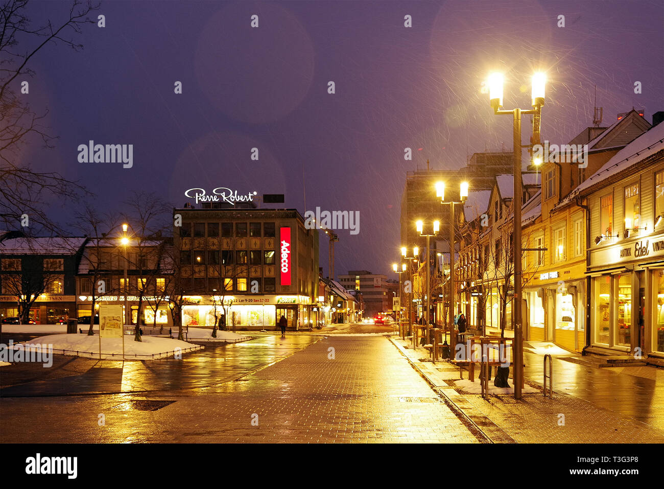 Architecture of Tromso, considered the northernmost city in the world ...