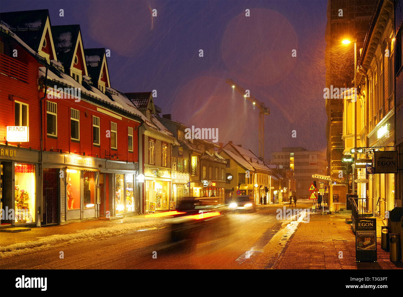 Architecture of Tromso, considered the northernmost city in the world ...