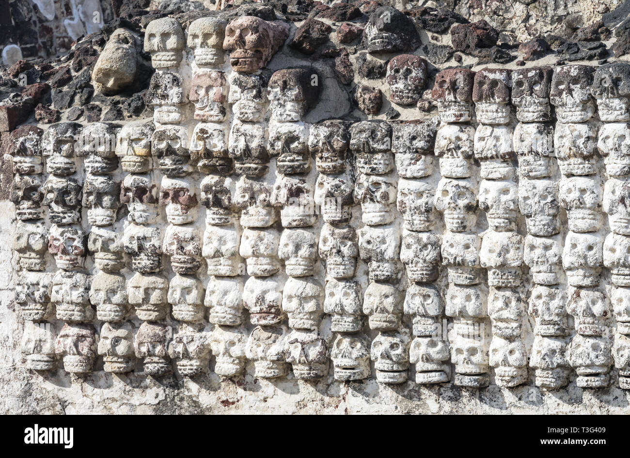 Aztec skulls templo mayor hi-res stock photography and images - Alamy