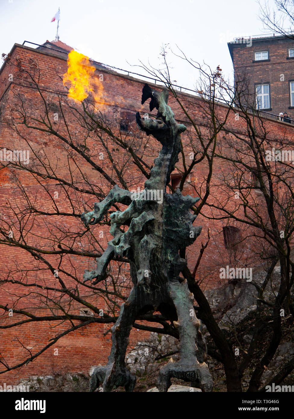 Wawel dragon krakow poland hi-res stock photography and images - Alamy