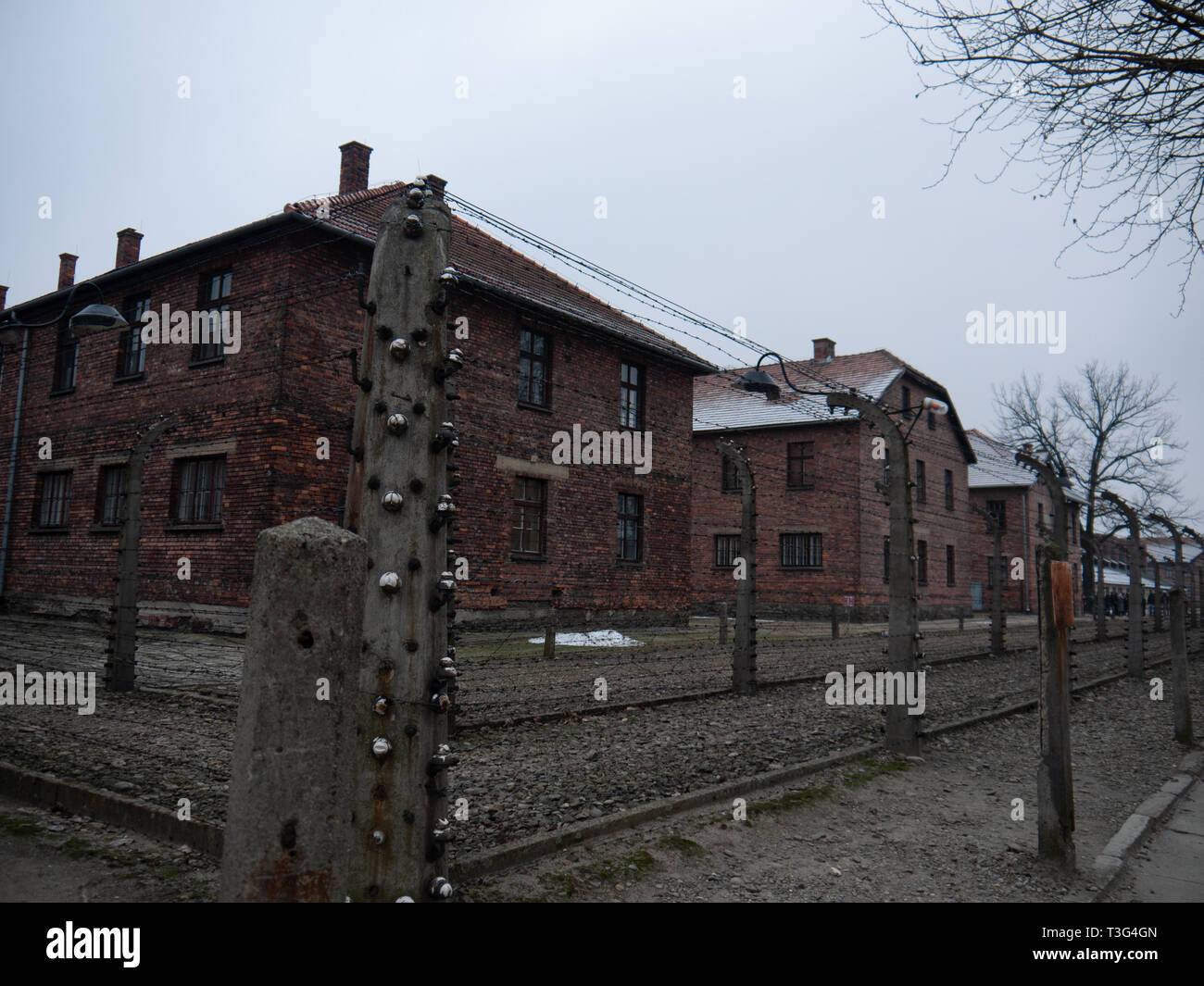 Brick buildings buildings auschwitz hi-res stock photography and images ...