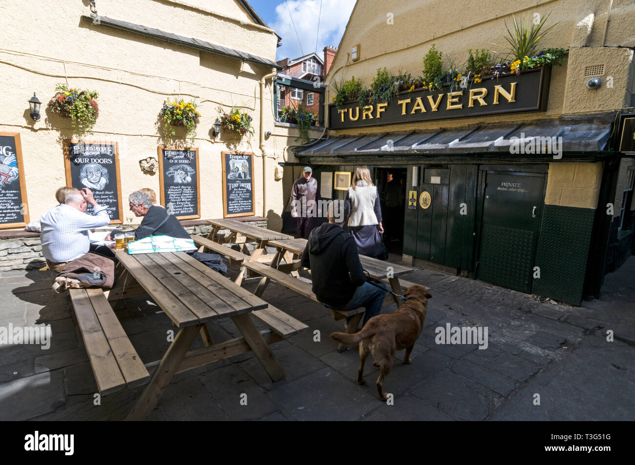 Turf tavern oxford england hi-res stock photography and images - Alamy