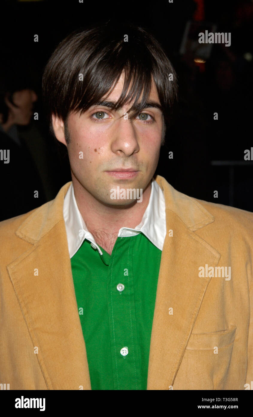 LOS ANGELES, CA. January 29, 2002: Actor JASON SCHWARTZMAN at the ...