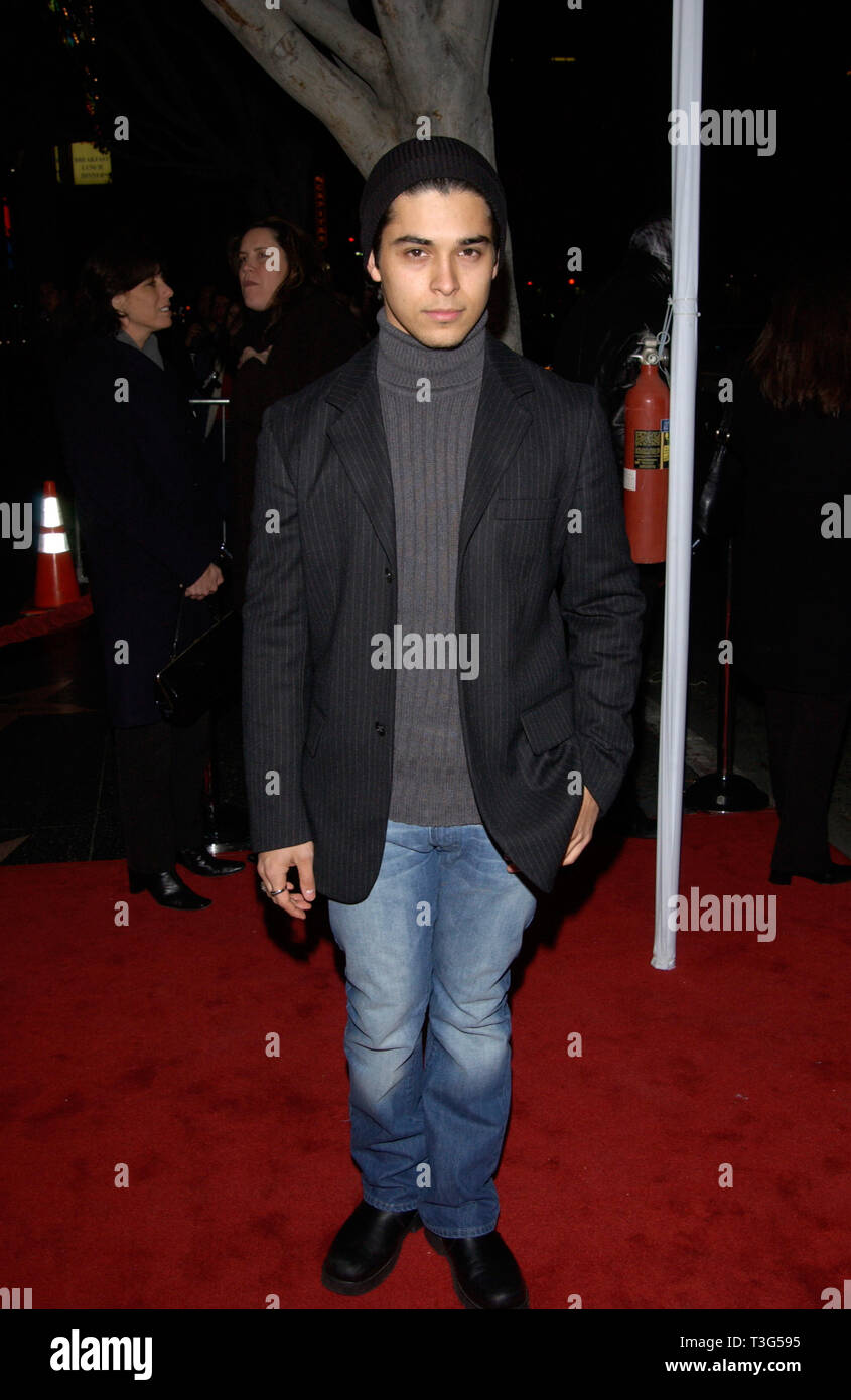 LOS ANGELES, CA. January 29, 2002: Actor WILMER VALDERRAMA at the ...