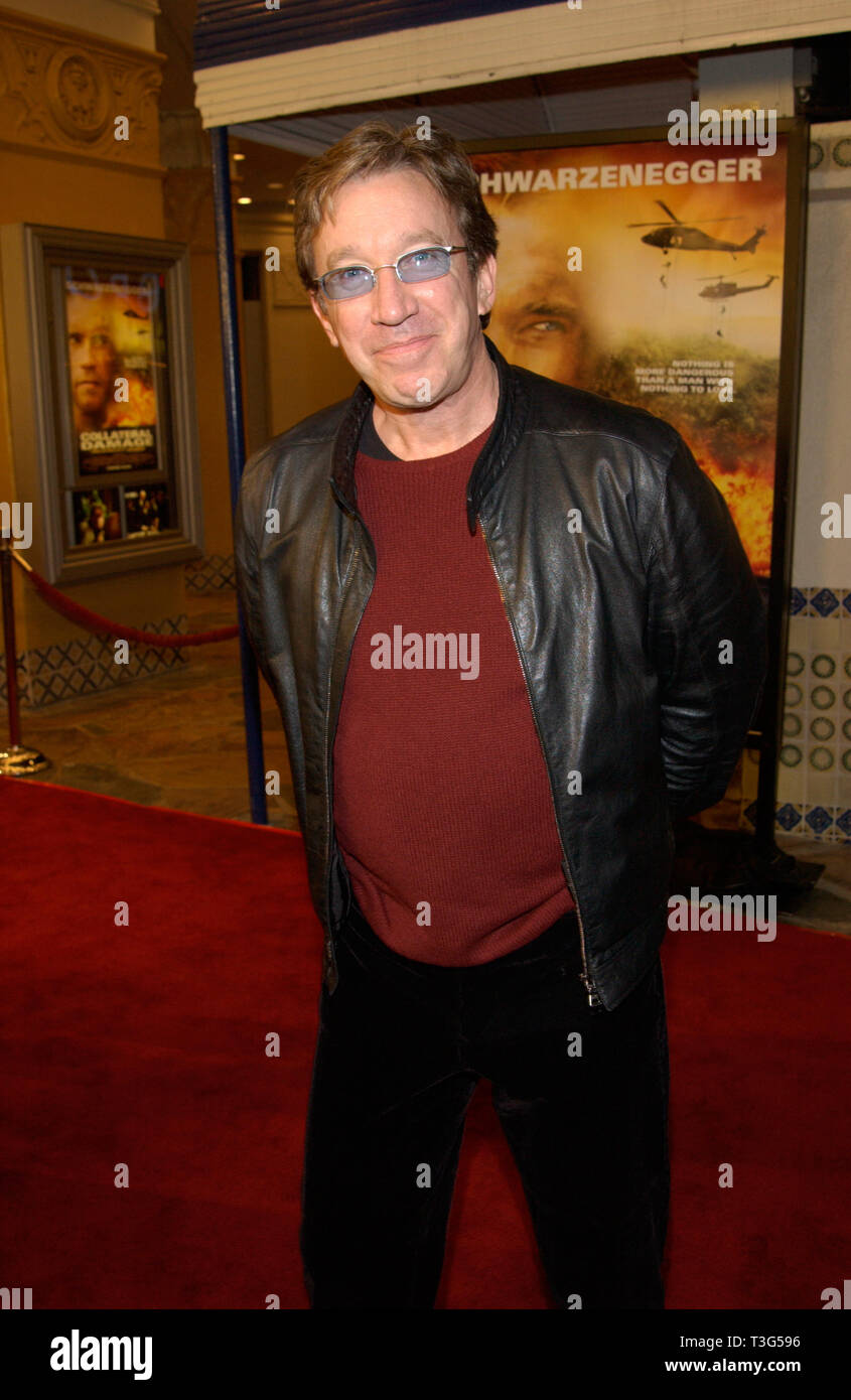 LOS ANGELES, CA. February 04, 2002: Actor TIM ALLEN at the world ...