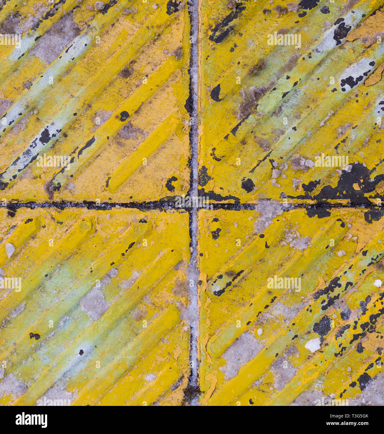 yellow striped tactile paving for blind surface texture. background ...