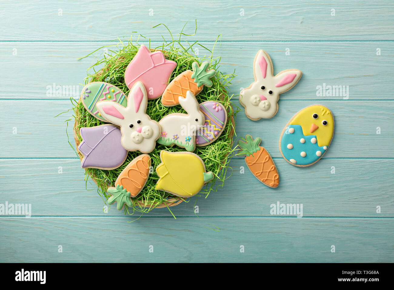 Easter decorated cookies Stock Photo - Alamy