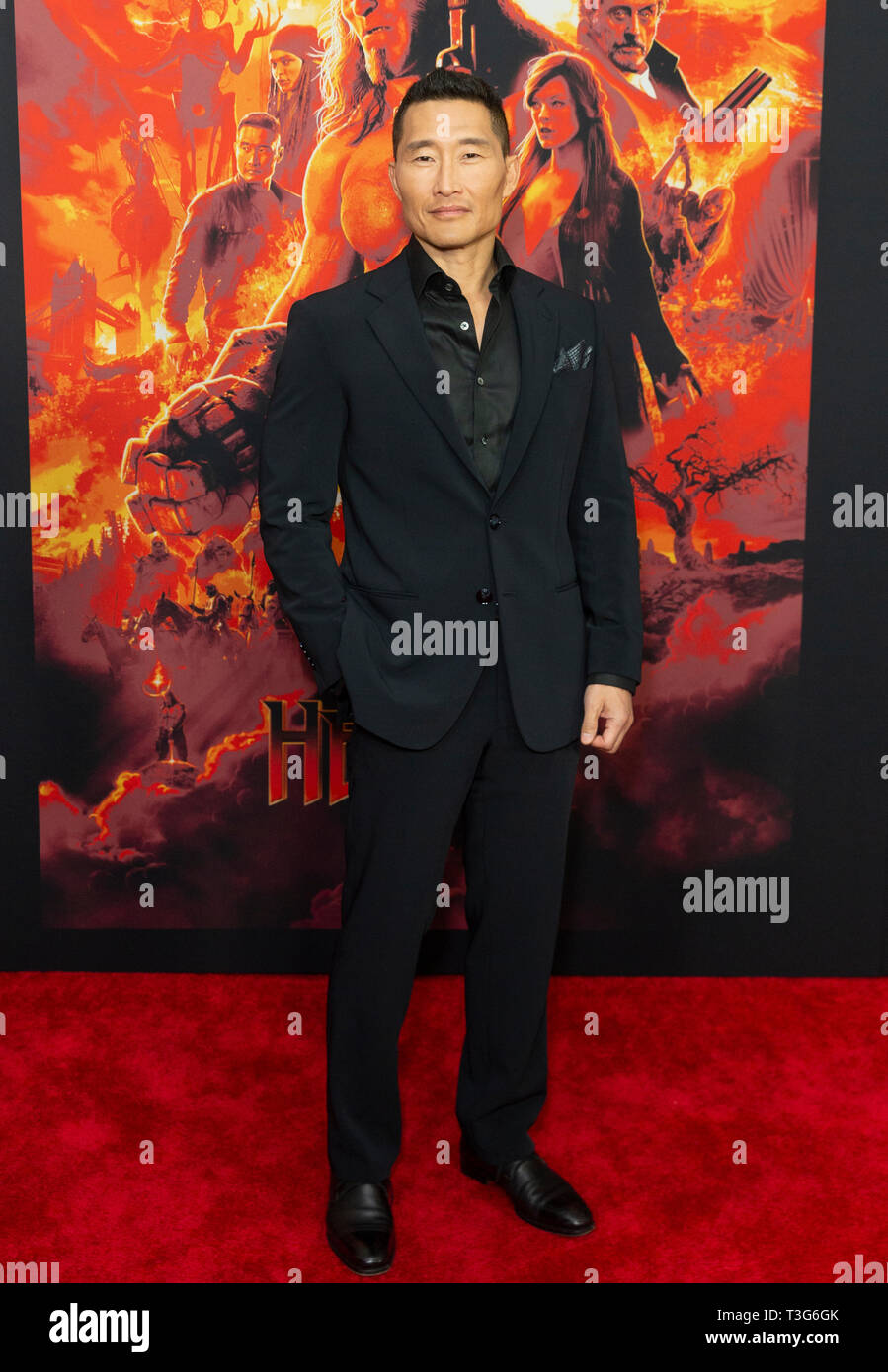 New York, NY - April 8, 2019: Daniel Dae Kim attends the Hellboy New ...