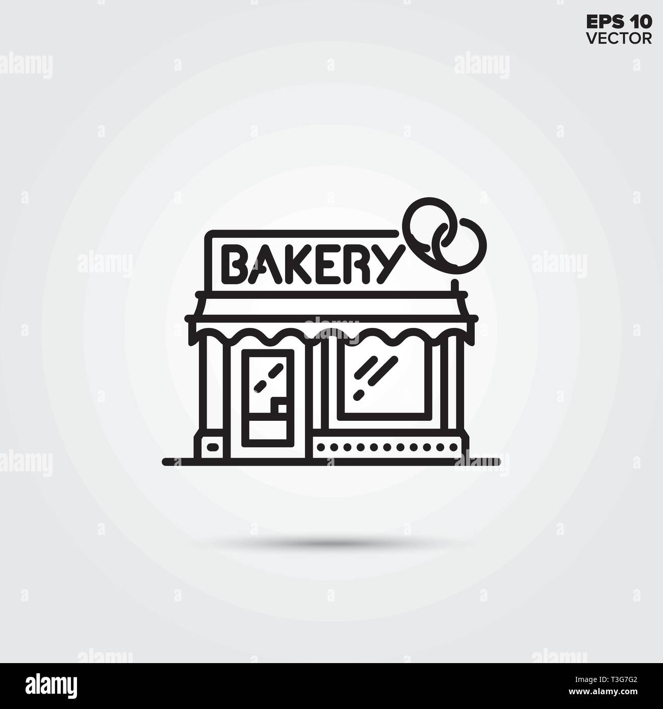 Baker shop vector vectors hi-res stock photography and images - Alamy