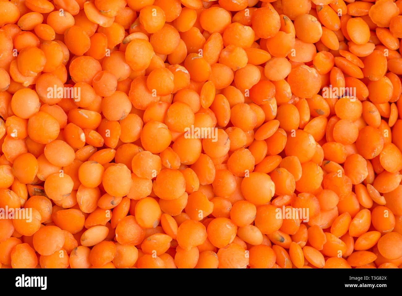 red lentils. lentil texture pattern, background, macro Stock Photo - Alamy