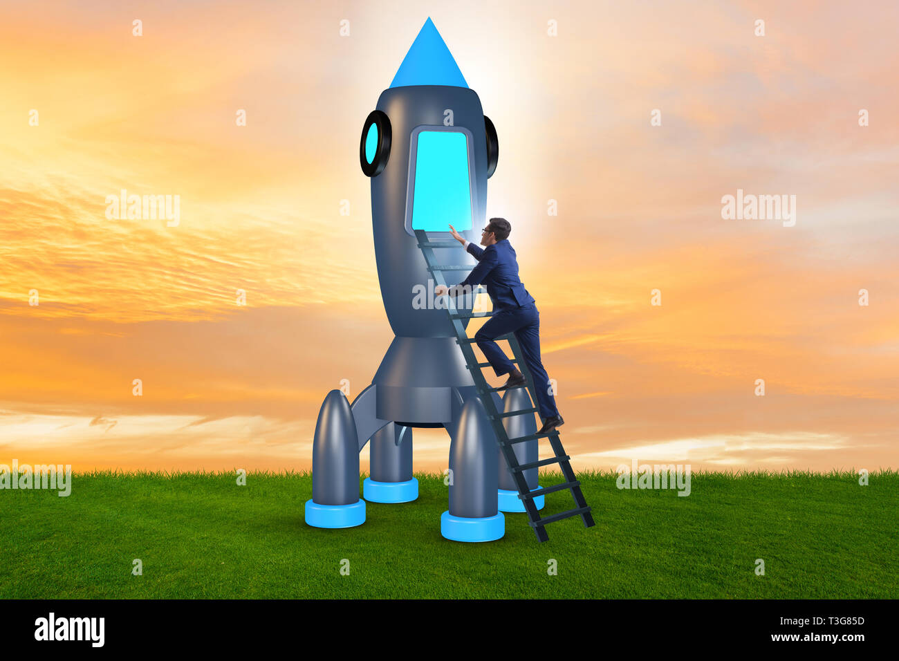 Boarding spaceship hi-res stock photography and images - Alamy