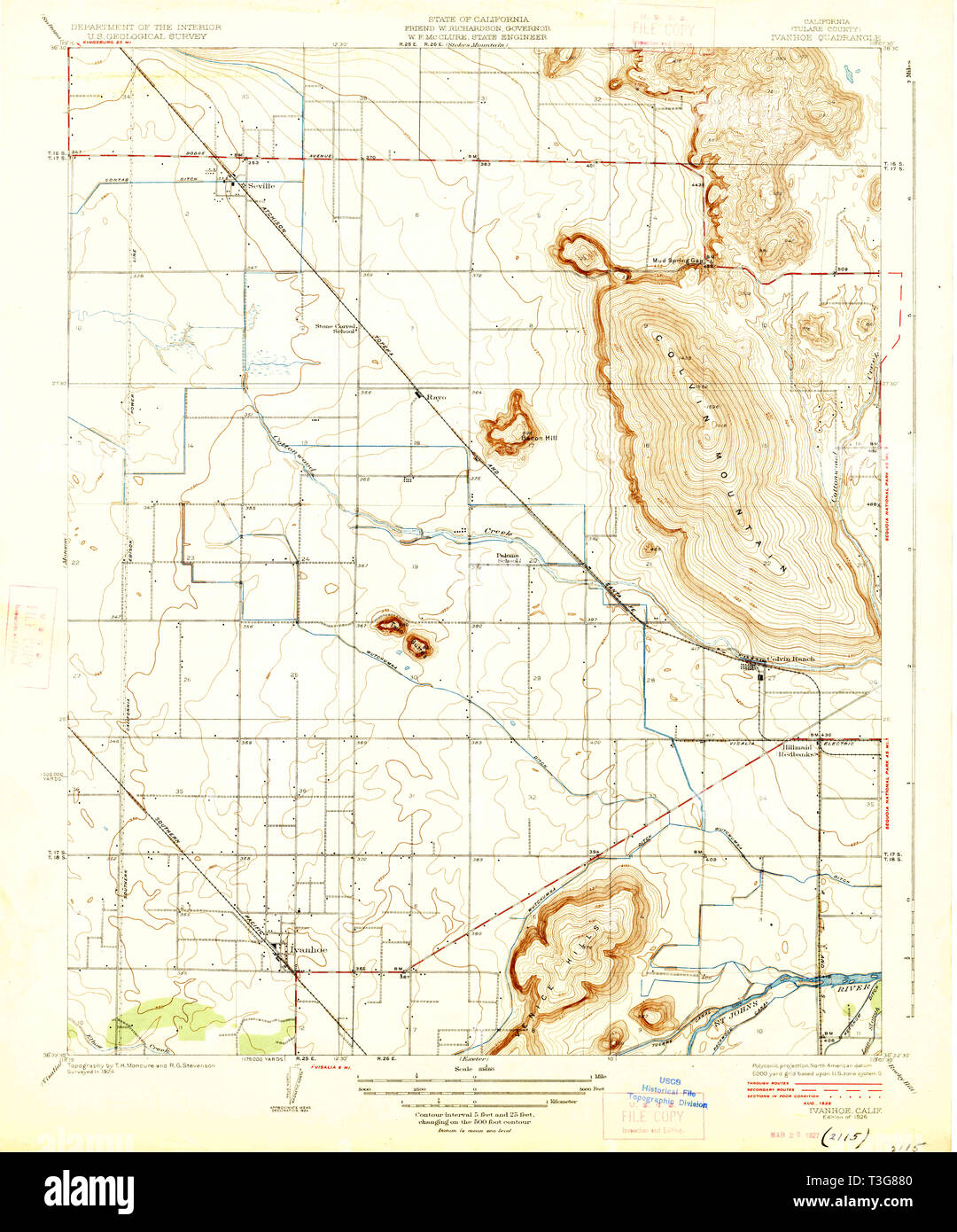 Map of ivanhoe hi-res stock photography and images - Alamy
