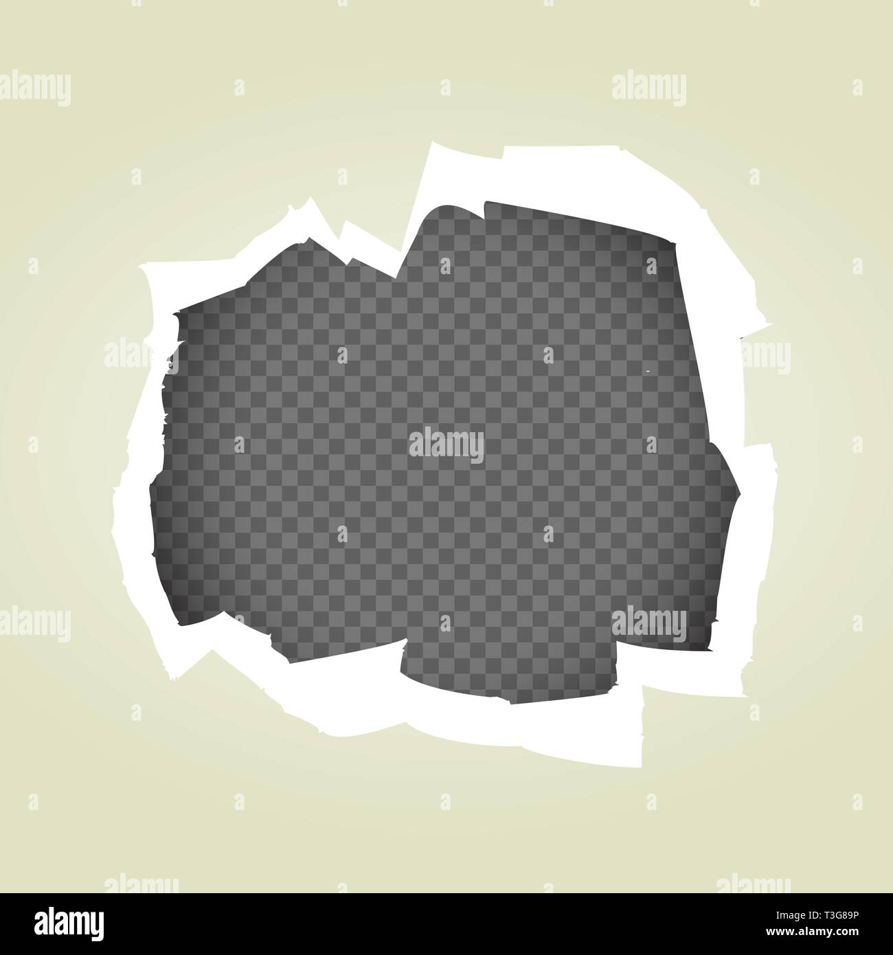 paper hole transparent background Stock Vector Image & Art - Alamy