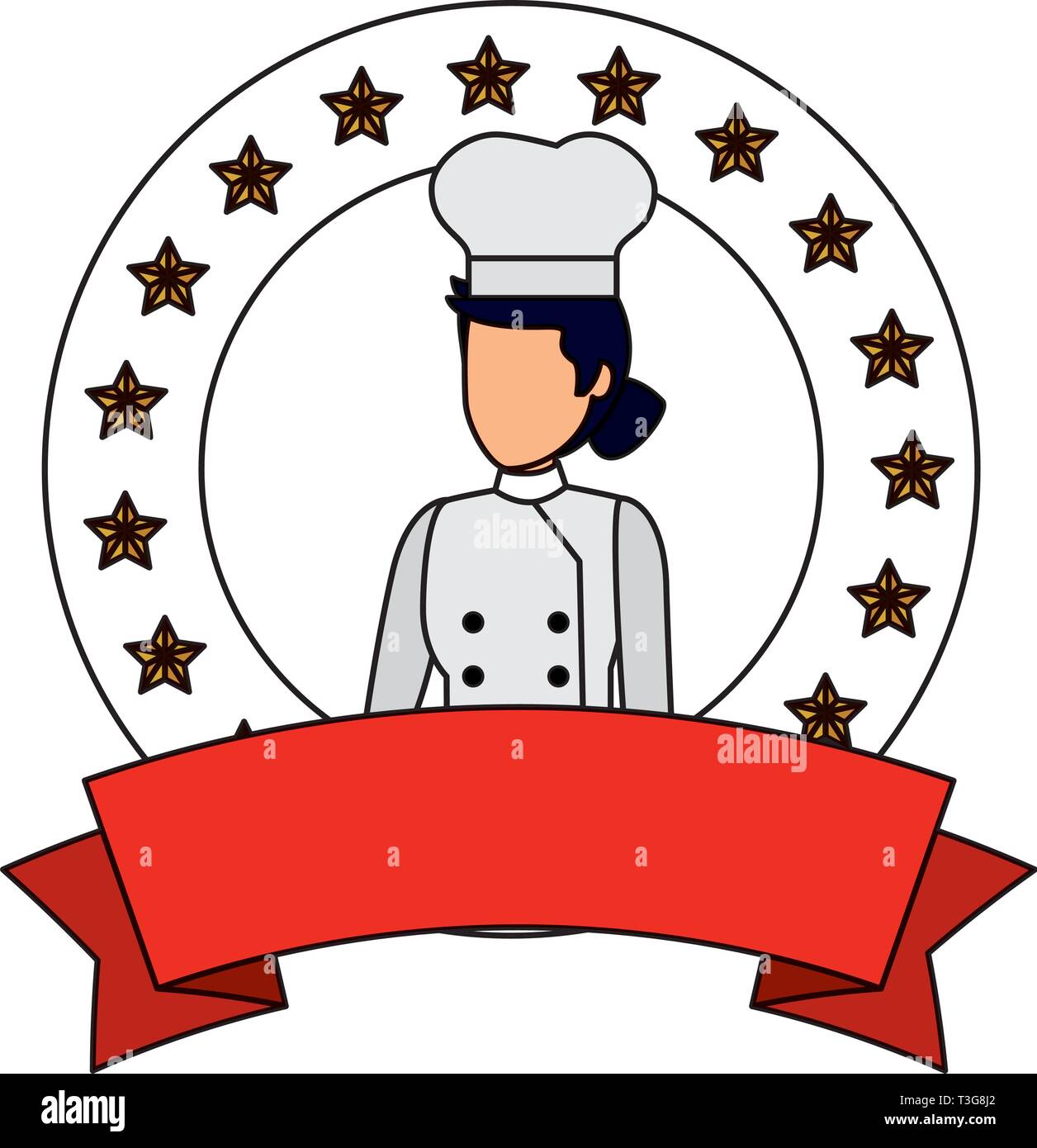 young female chef avatar character Stock Vector Image & Art - Alamy