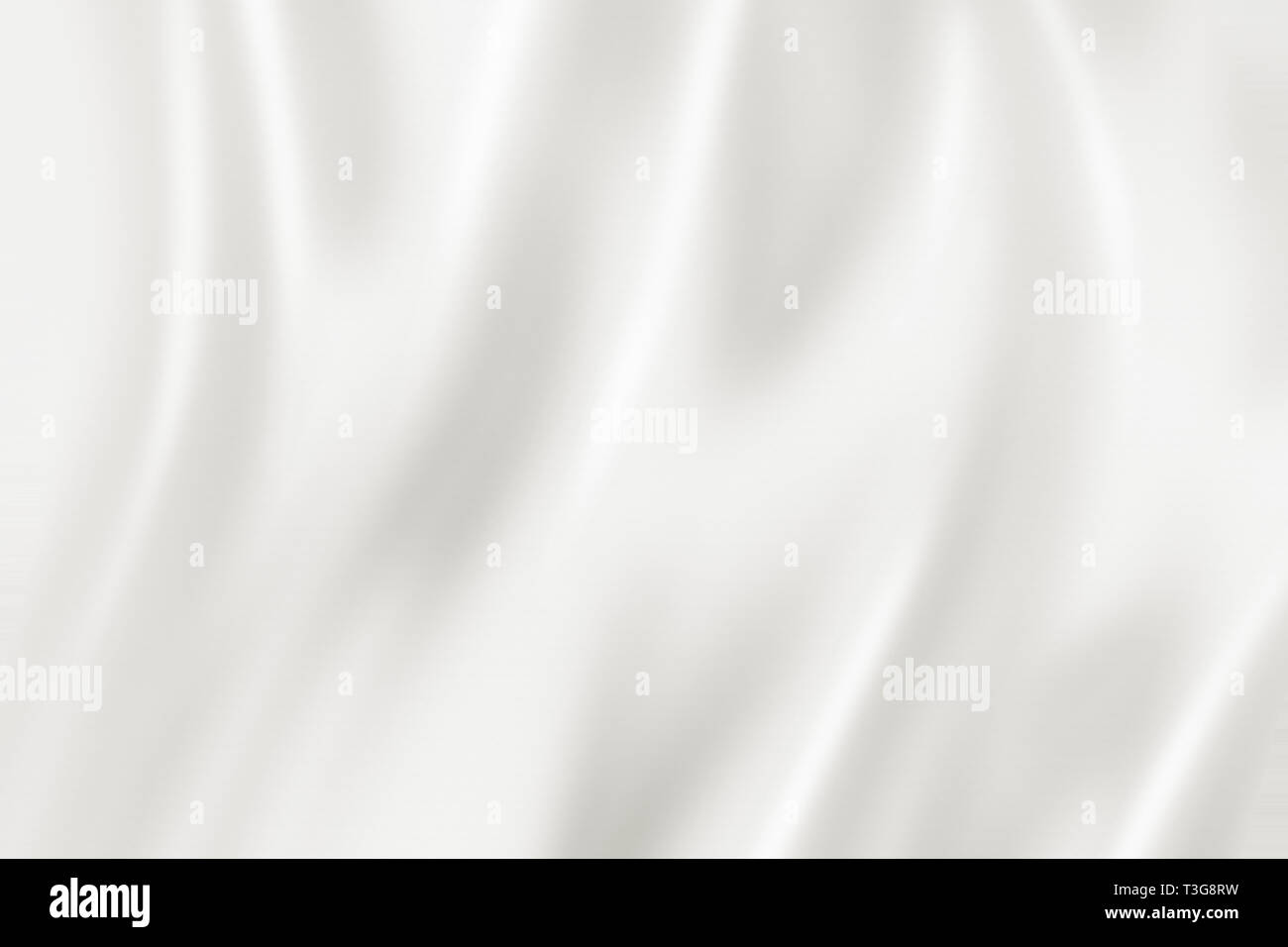 White silk soft background texture. 3D illustration Stock Photo - Alamy