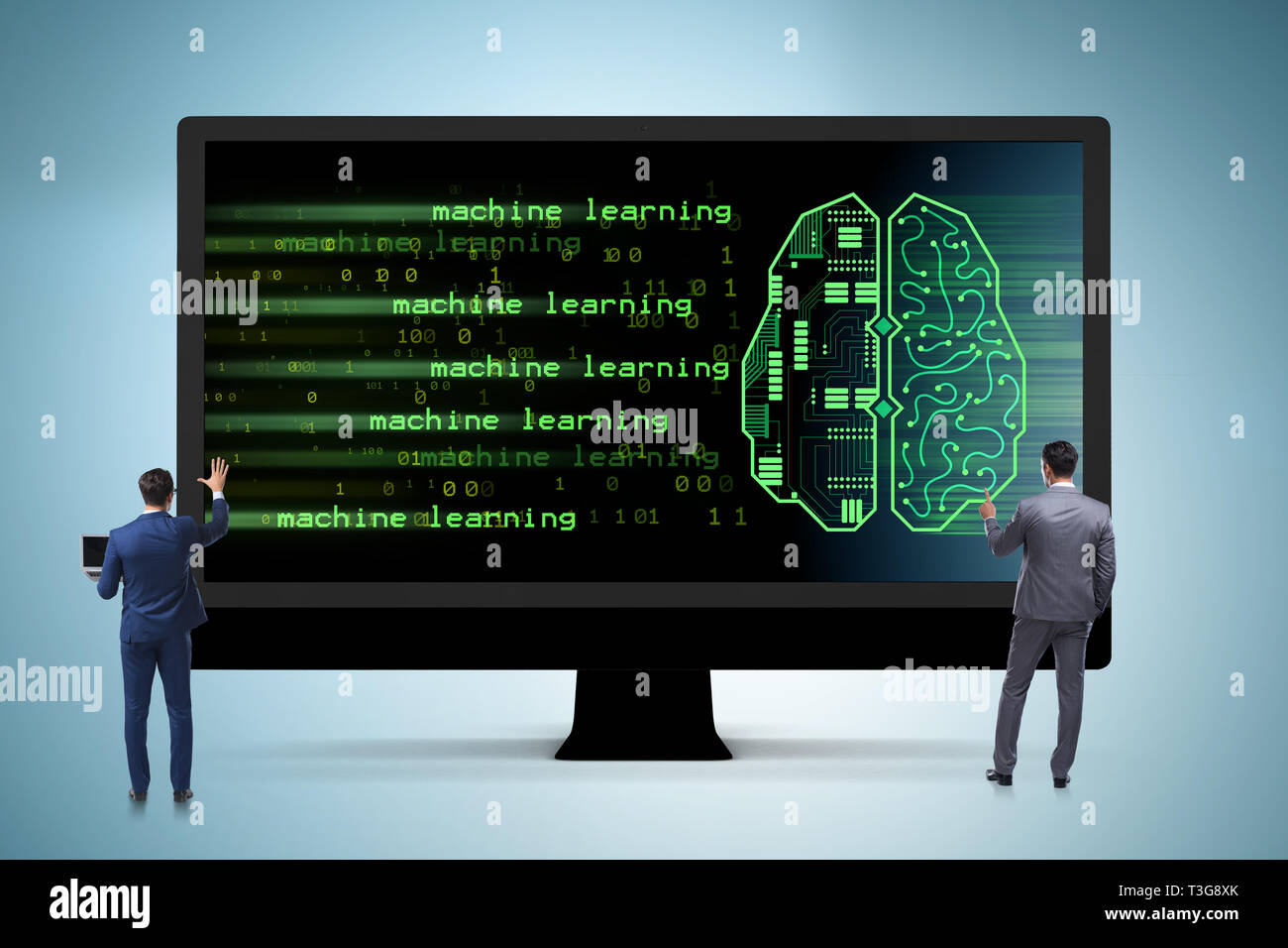 Cognitive computing and machine learning concept Stock Photo - Alamy