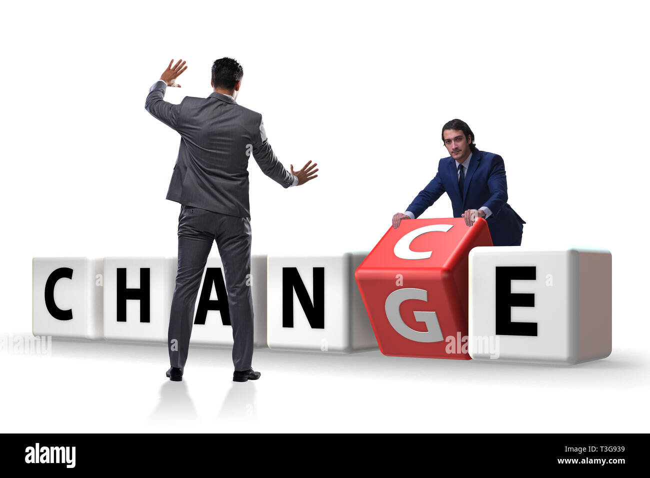 Change turning chance opportunity Cut Out Stock Images & Pictures - Alamy