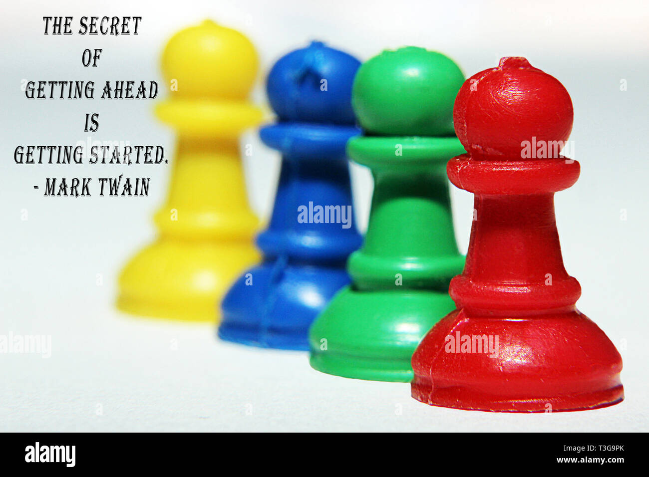 Ludo Token Illustrating Good Quote Stock Photo - Alamy