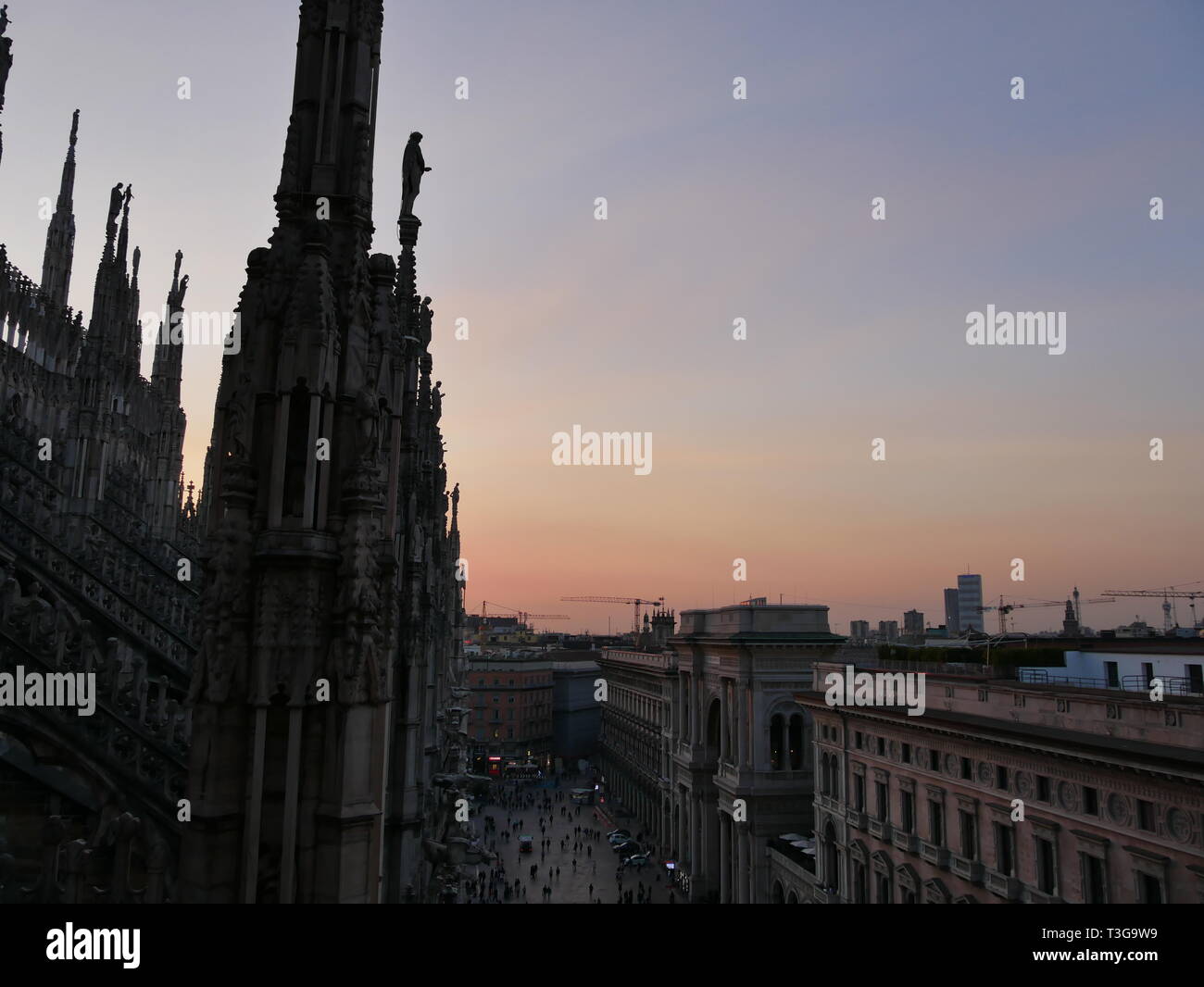 Milano sunset panoramic hi-res stock photography and images - Alamy