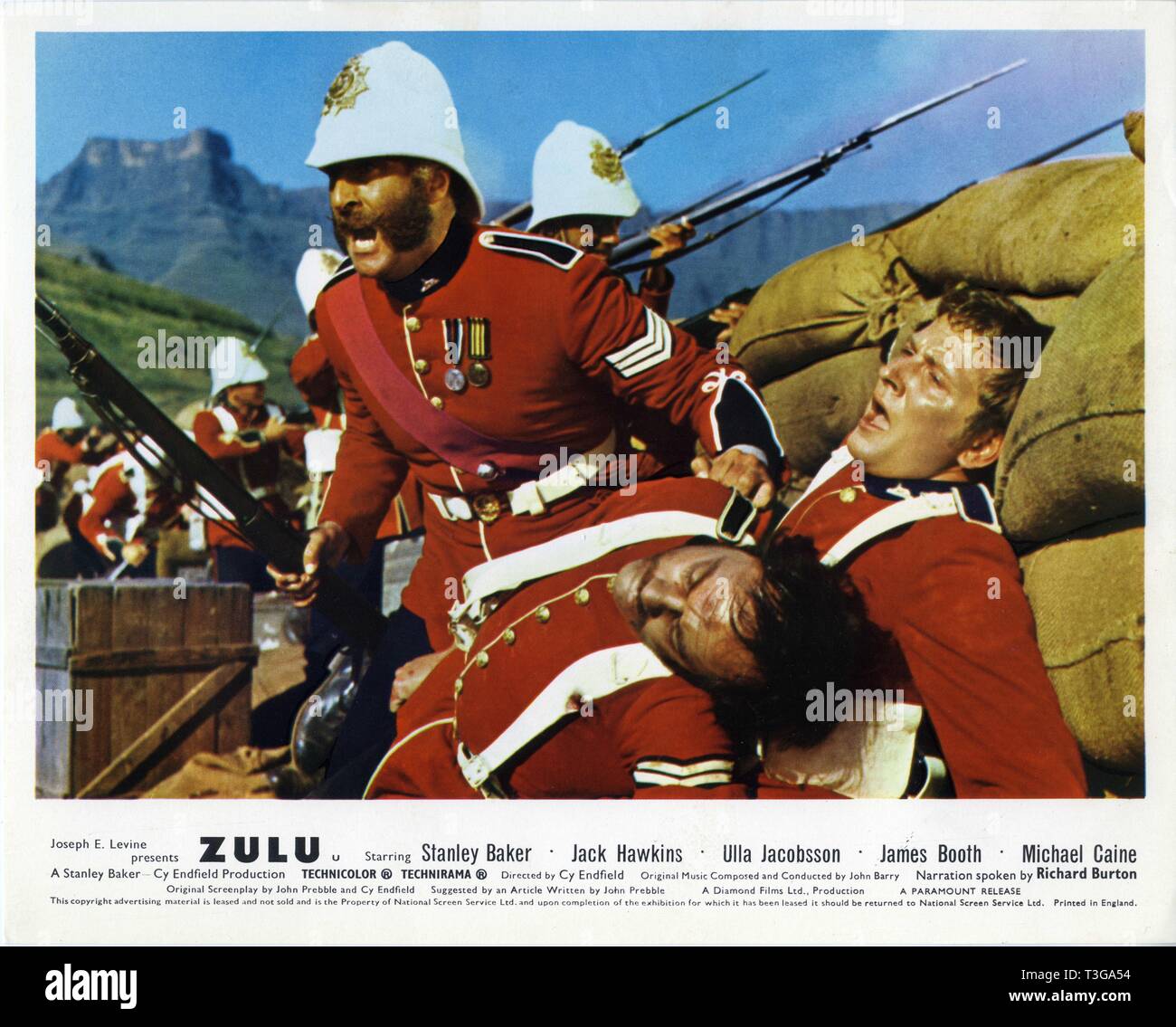 Nigel Green ZULU 1964 director Cy Endfield Diamond Films / Paramount ...