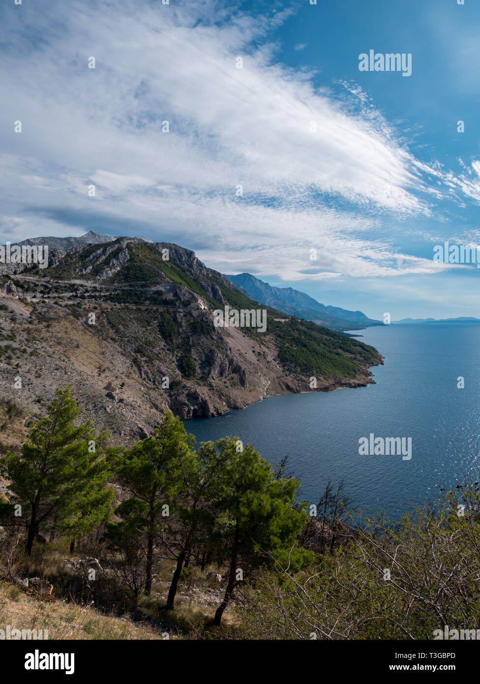 Gorgeus nature of Makarska riviera in Croatia Stock Photo - Alamy