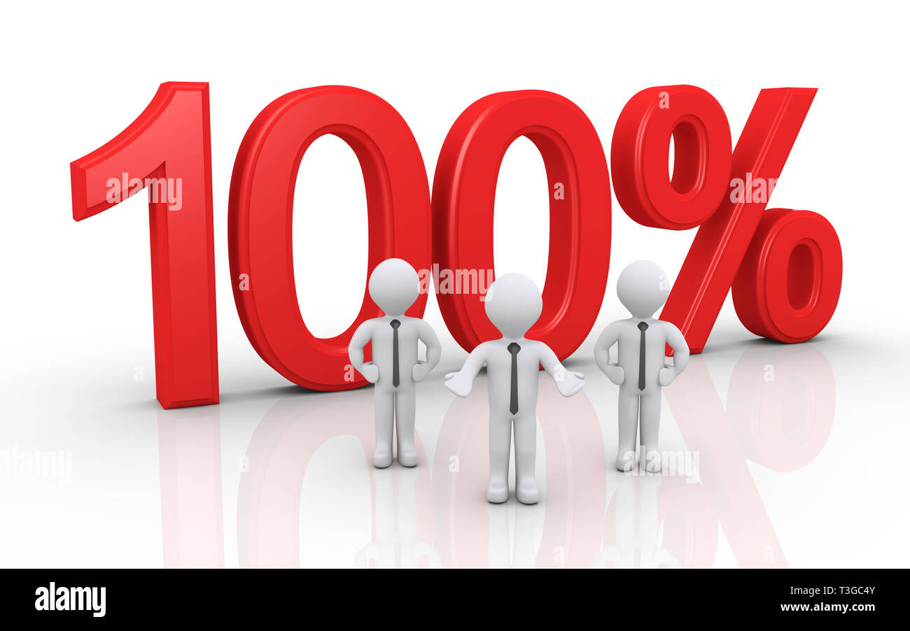 100 percent success illustration hi-res stock photography and images ...