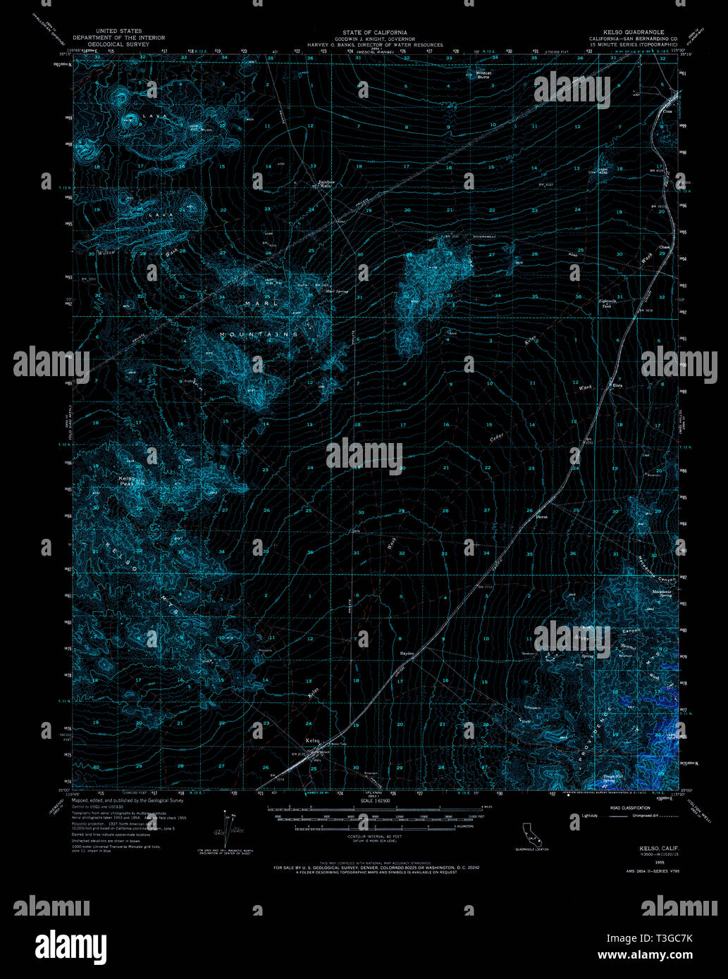 Map of kelso hi-res stock photography and images - Alamy