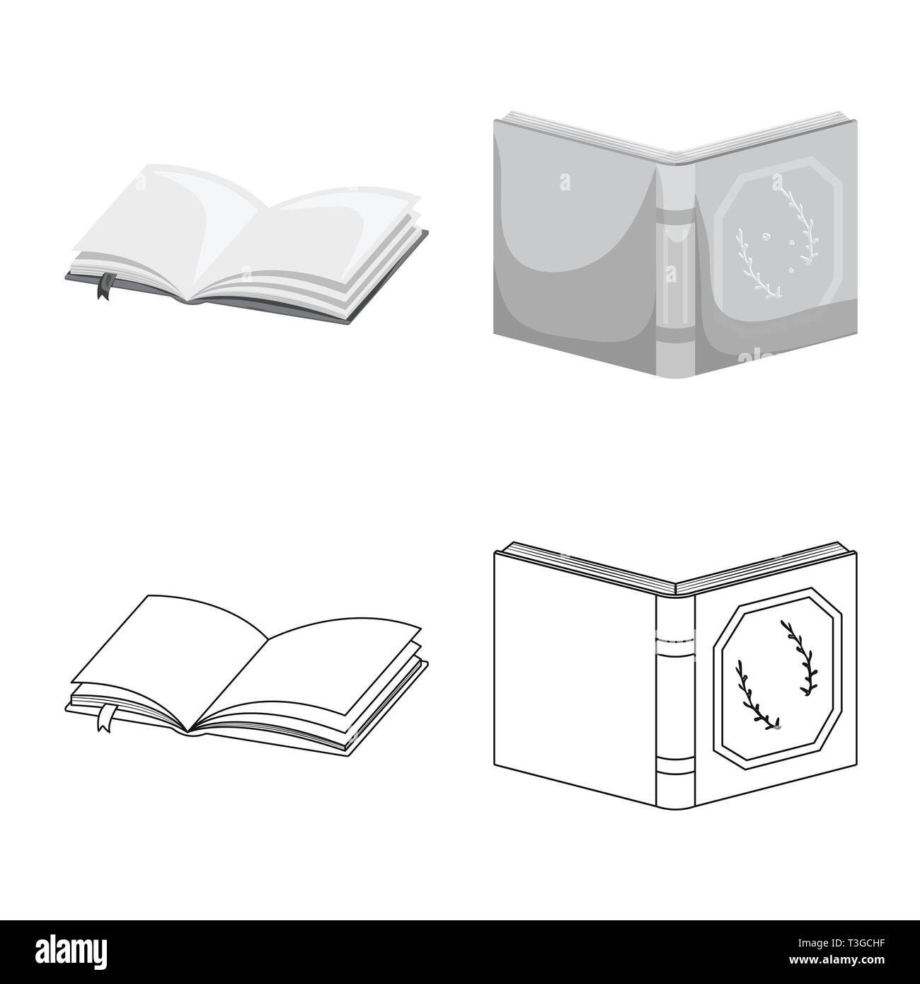 Open Dictionary Clipart