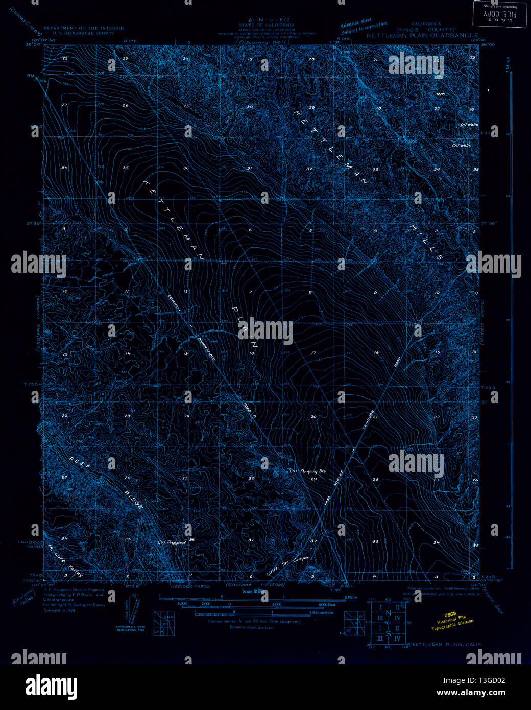 1930 map of california hi-res stock photography and images - Alamy