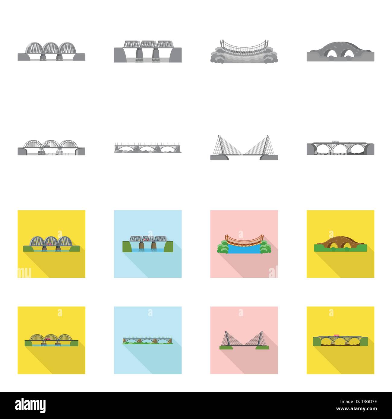 Isolated Object Of Connection And Design Symbol Collection Of Connection And Side Stock Vector