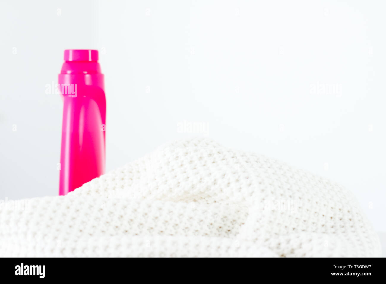 Housekeeping, fabric textures and handmade knitwear concept - Warm ...