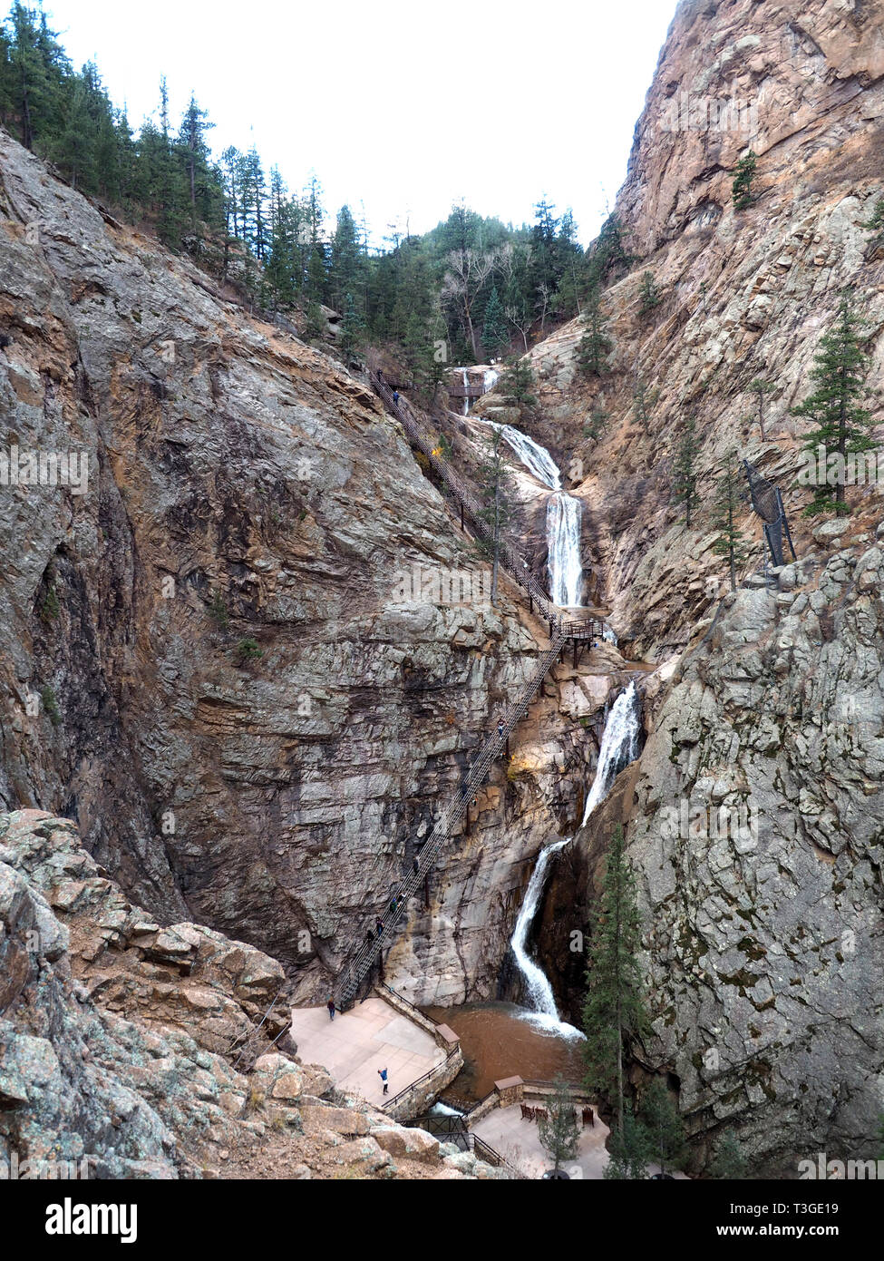Seven Falls Colorado Springs Night