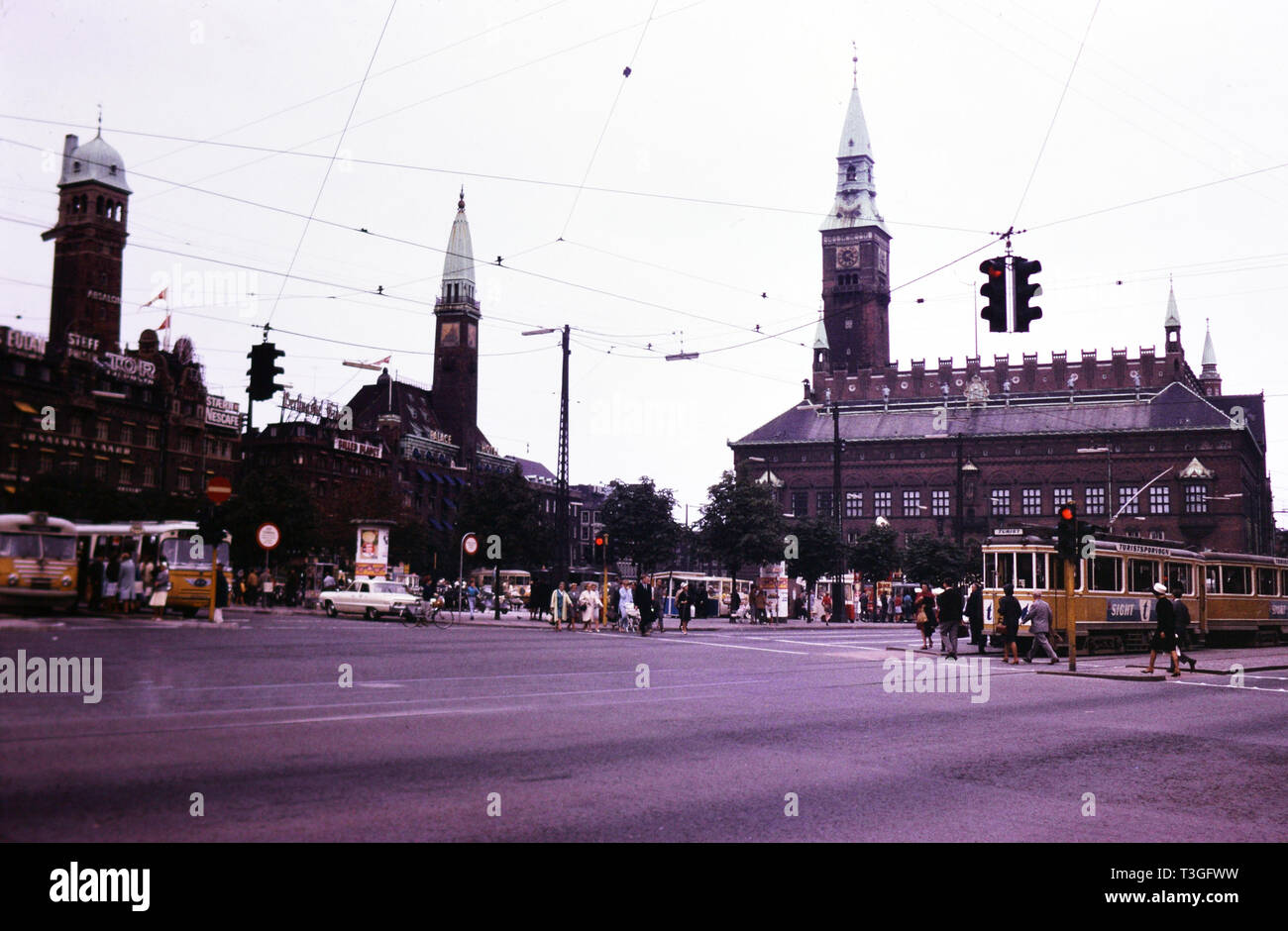 1960s copenhagen street scene hi-res stock photography and images - Alamy