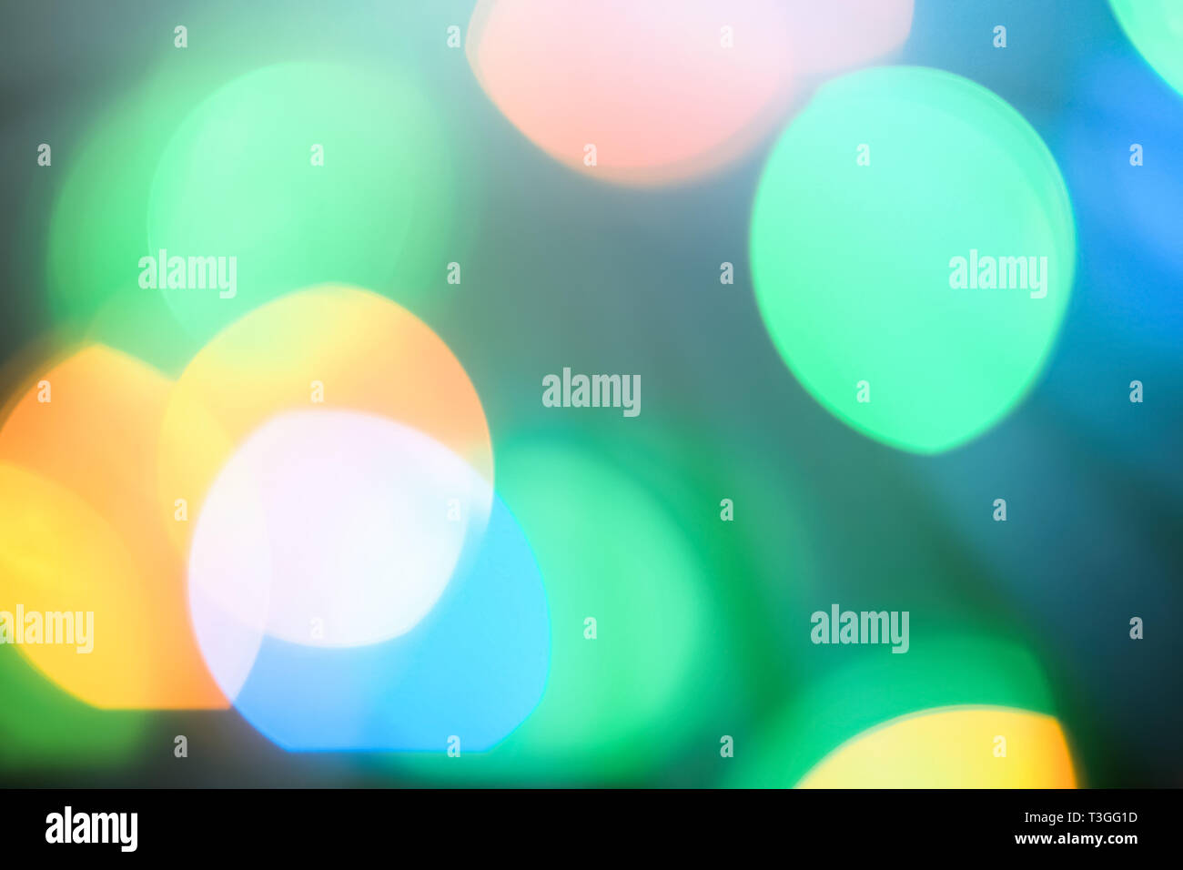 Colourful lights bokeh - abstract background, defocused overlay, bright ...