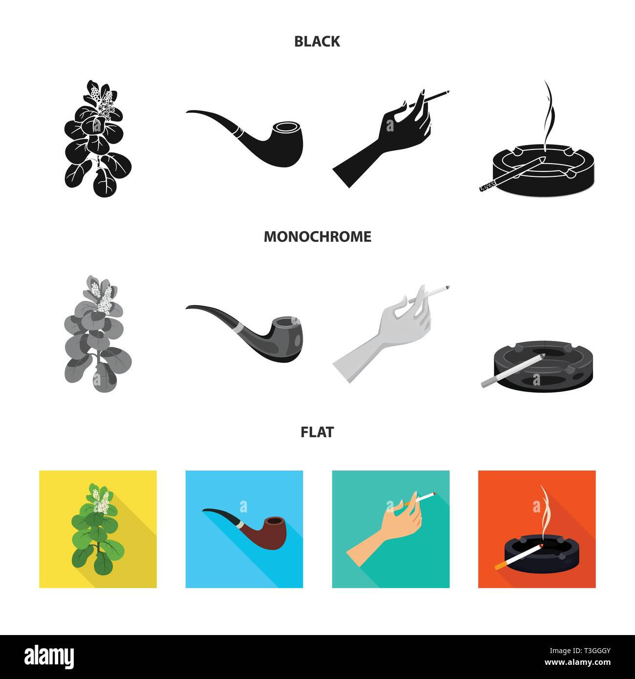 Vector illustration of refuse and stop icon. Collection of refuse and ...