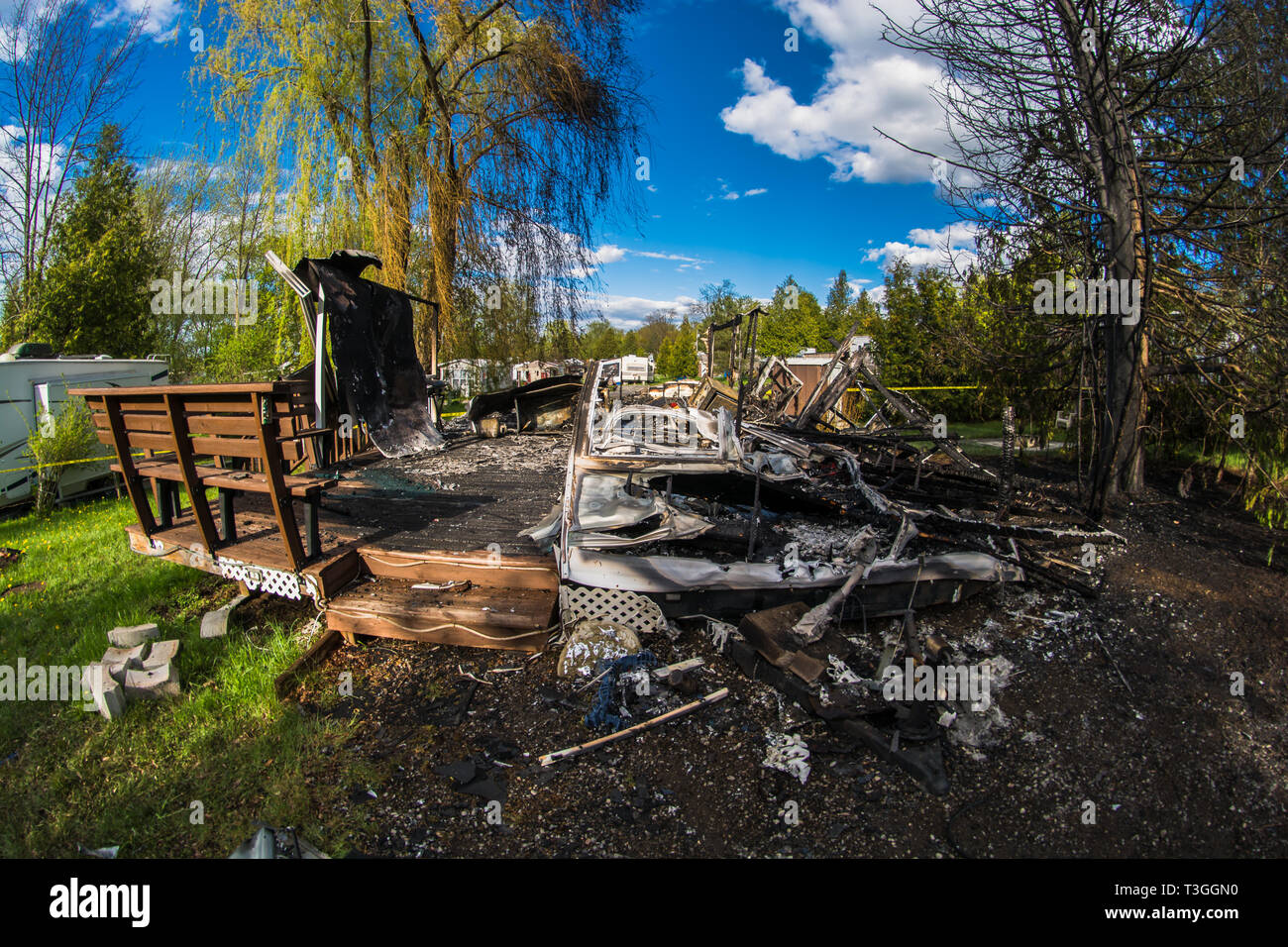 Fire trailer hi-res stock photography and images - Alamy