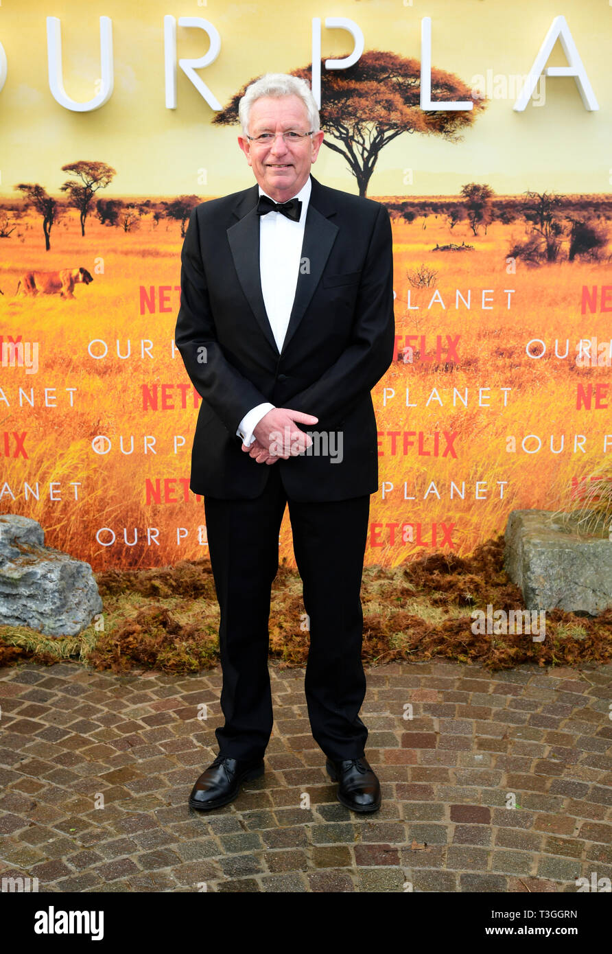 Keith Scholey attending the global premiere of Netflix's Our Planet ...