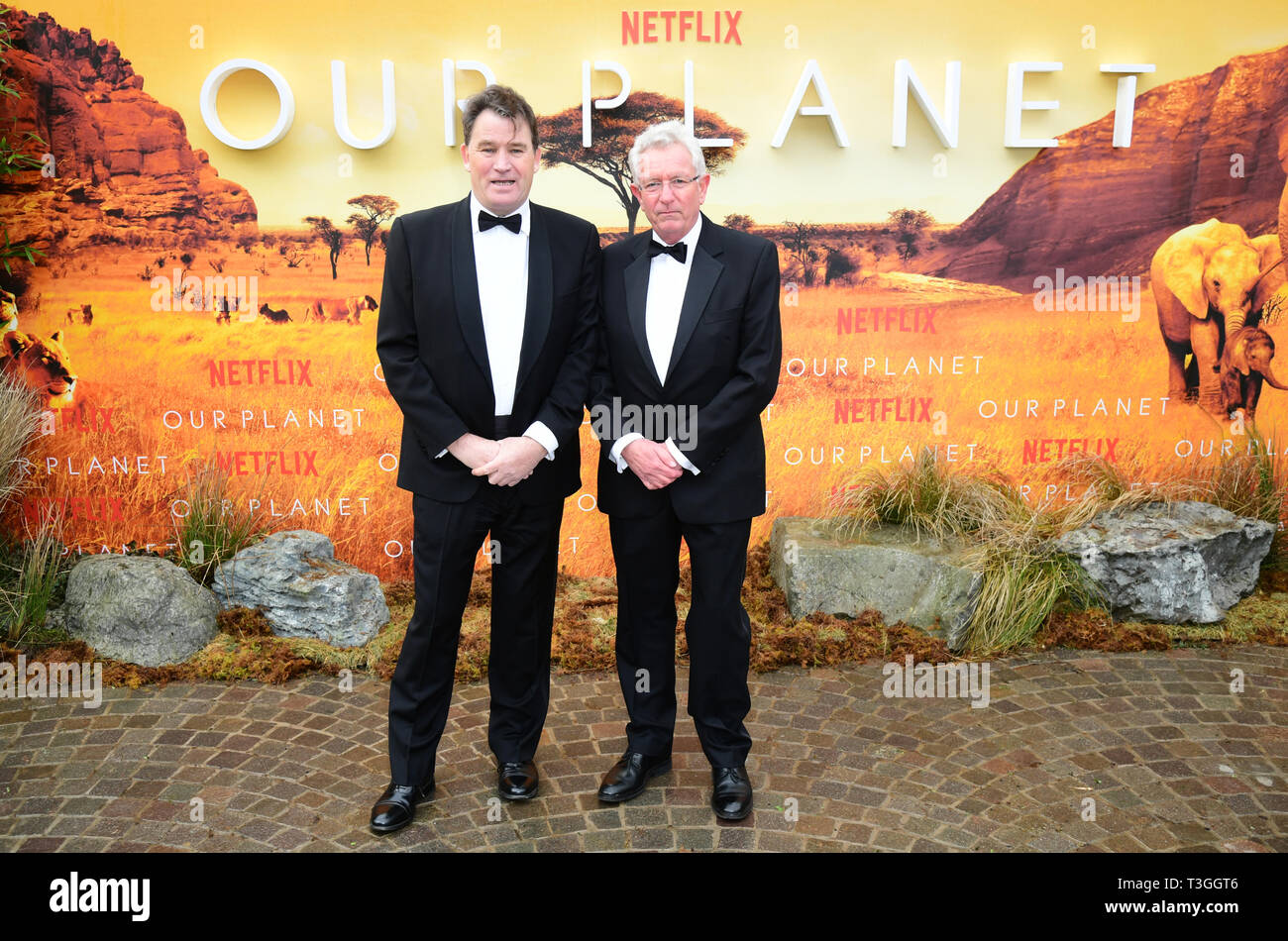 Alastair Fothergill and Keith Scholey attending the global premiere of ...