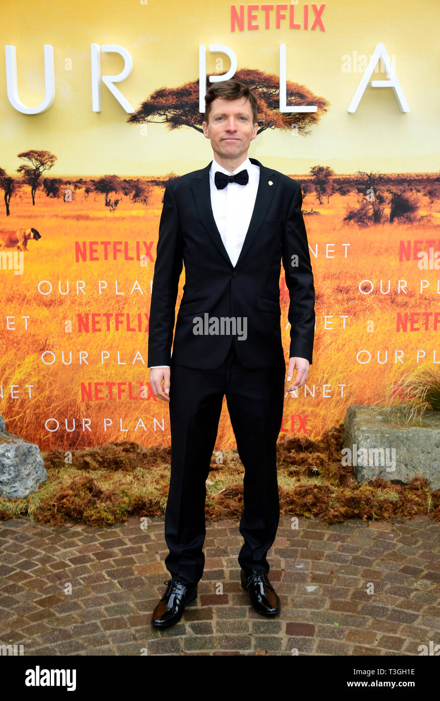 Colin Butfield attending the global premiere of Netflix's Our Planet ...