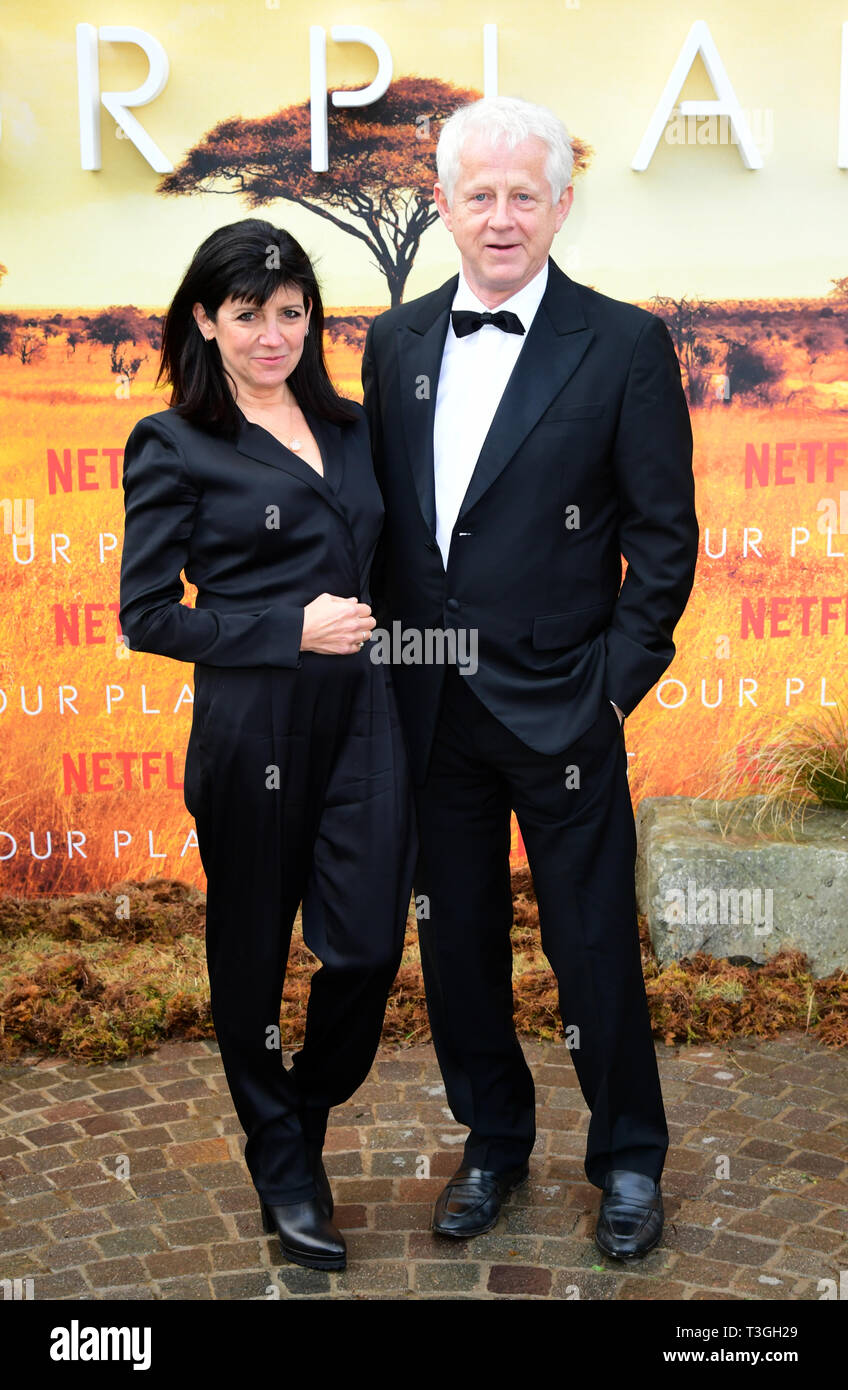 Emma Freud and Richard Curtis attending the global premiere of Netflix ...