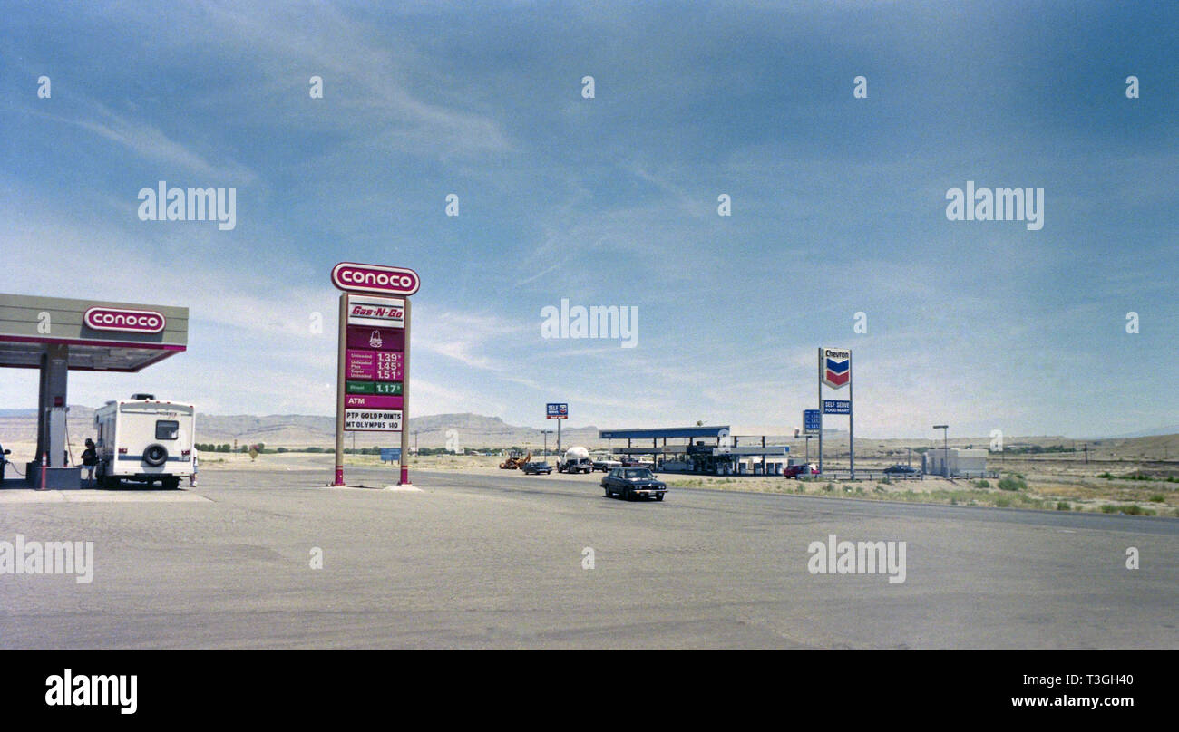 1990s gas station hi-res stock photography and images - Alamy