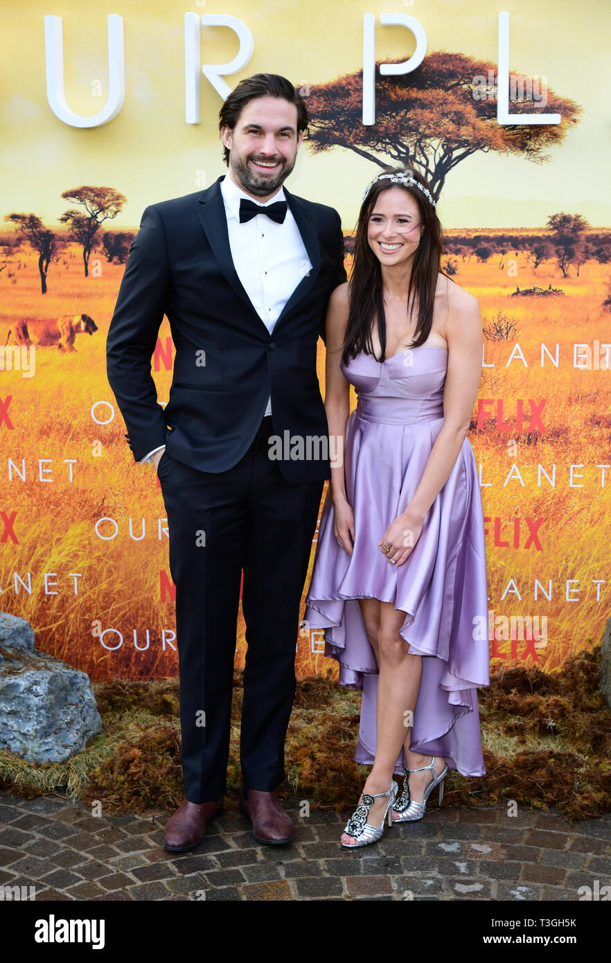 Jamie Jewett and Camilla Thurlow attending the global premiere of ...