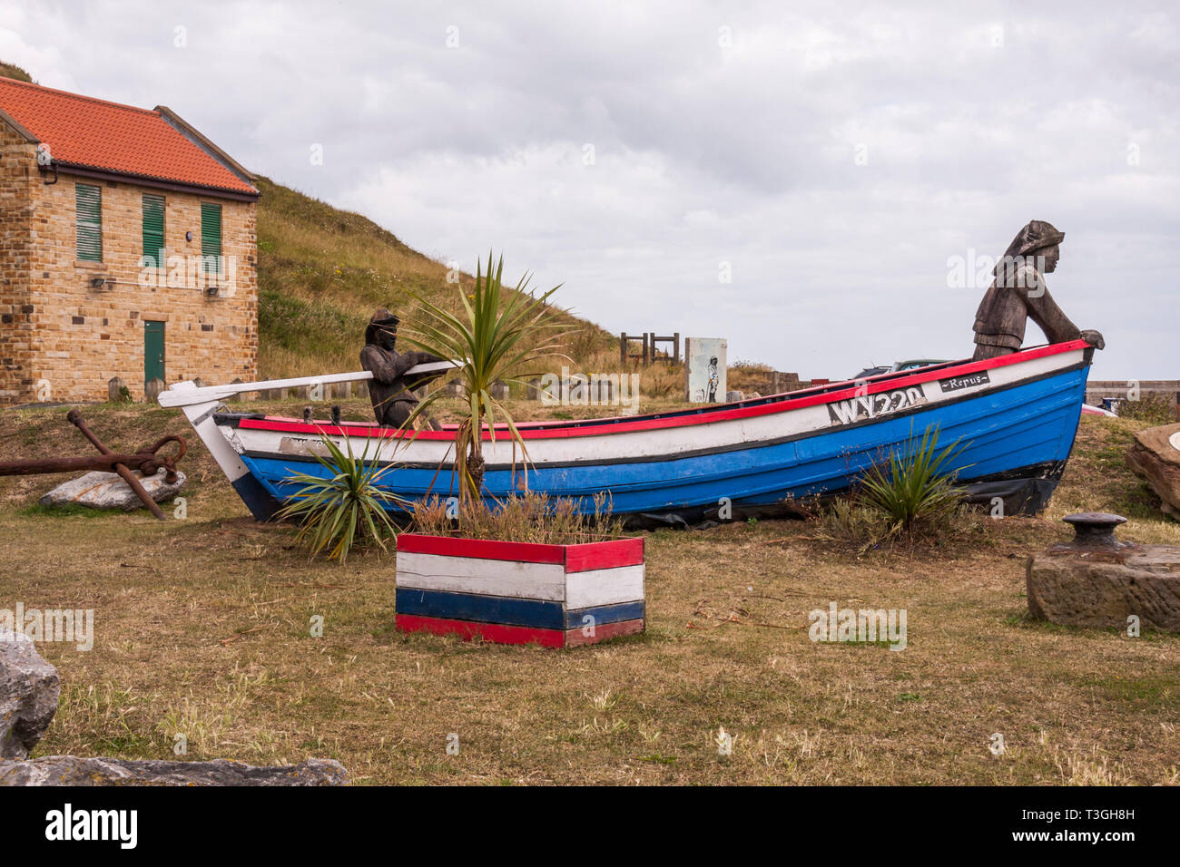 Yorkshire coble boat hi-res stock photography and images - Alamy