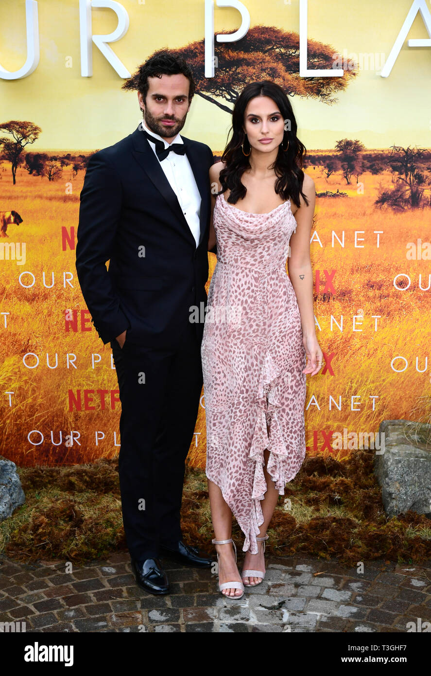 James Dunmore and Lucy Watson attending the global premiere of Netflix ...