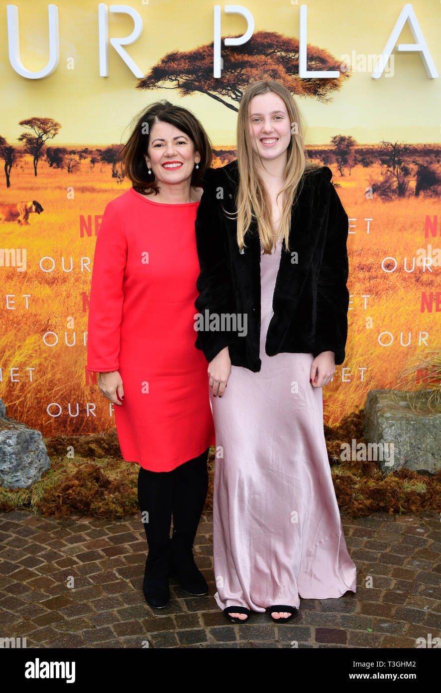 Dame Pippa Harris attending the global premiere of Netflix's Our Planet ...