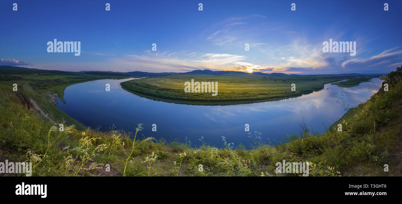 The boder of China and Russia Stock Photo - Alamy