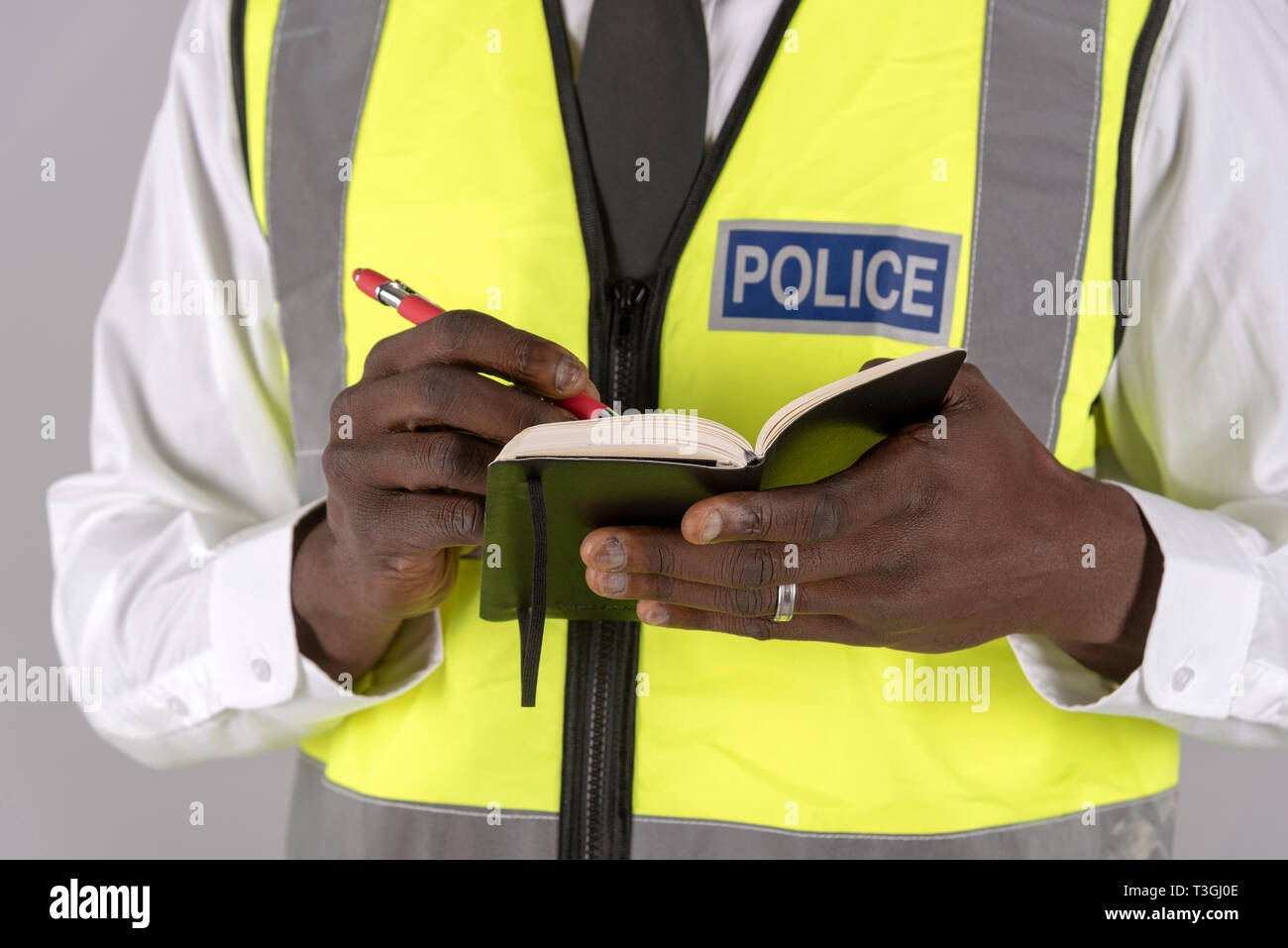 Salisbury, Wiltshire, England, UK. April 2019. A British police officer ...